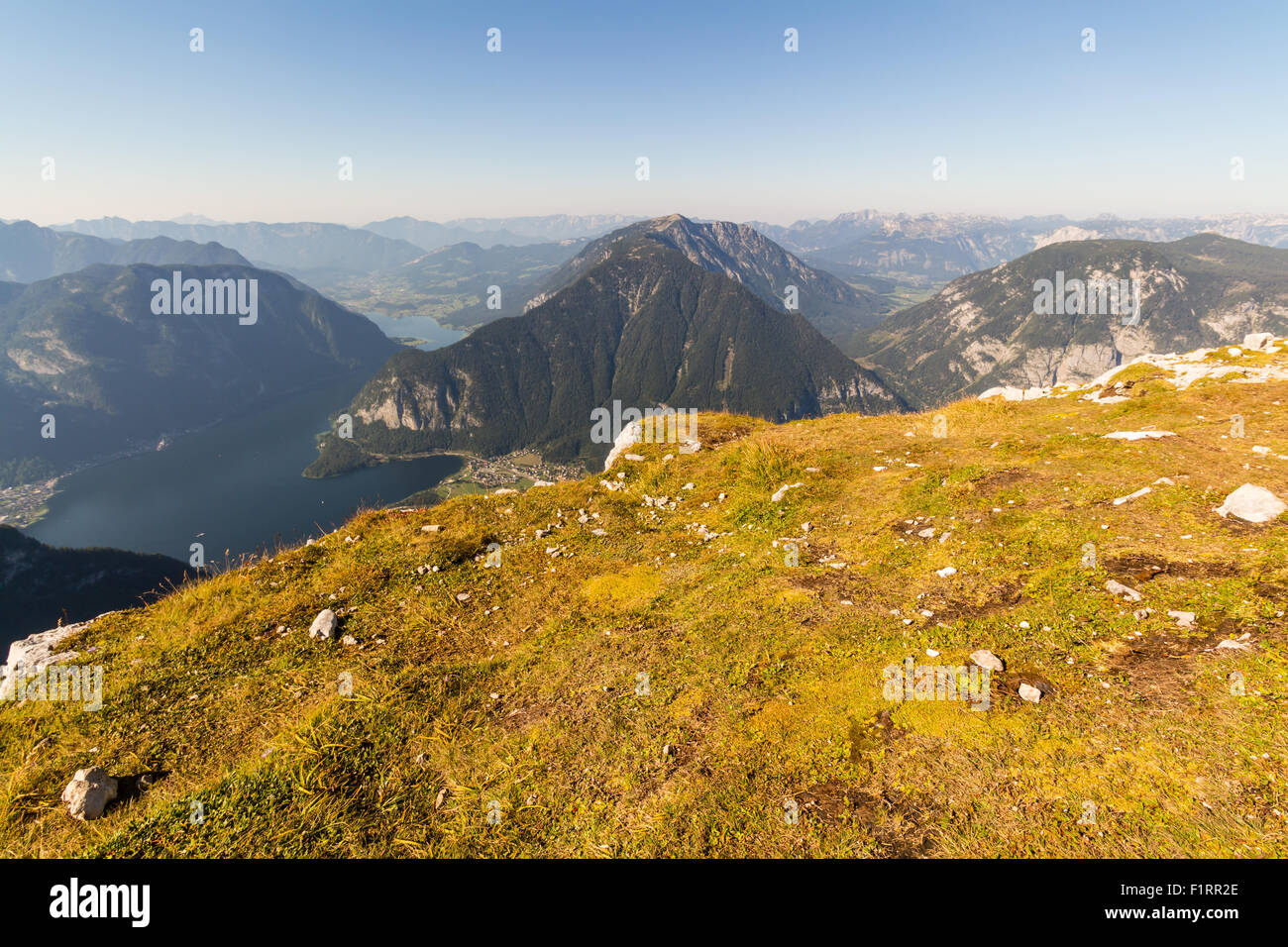 Beautiful Alps view from Dachstein Mountain, 5 Fingers viewing Platform ...