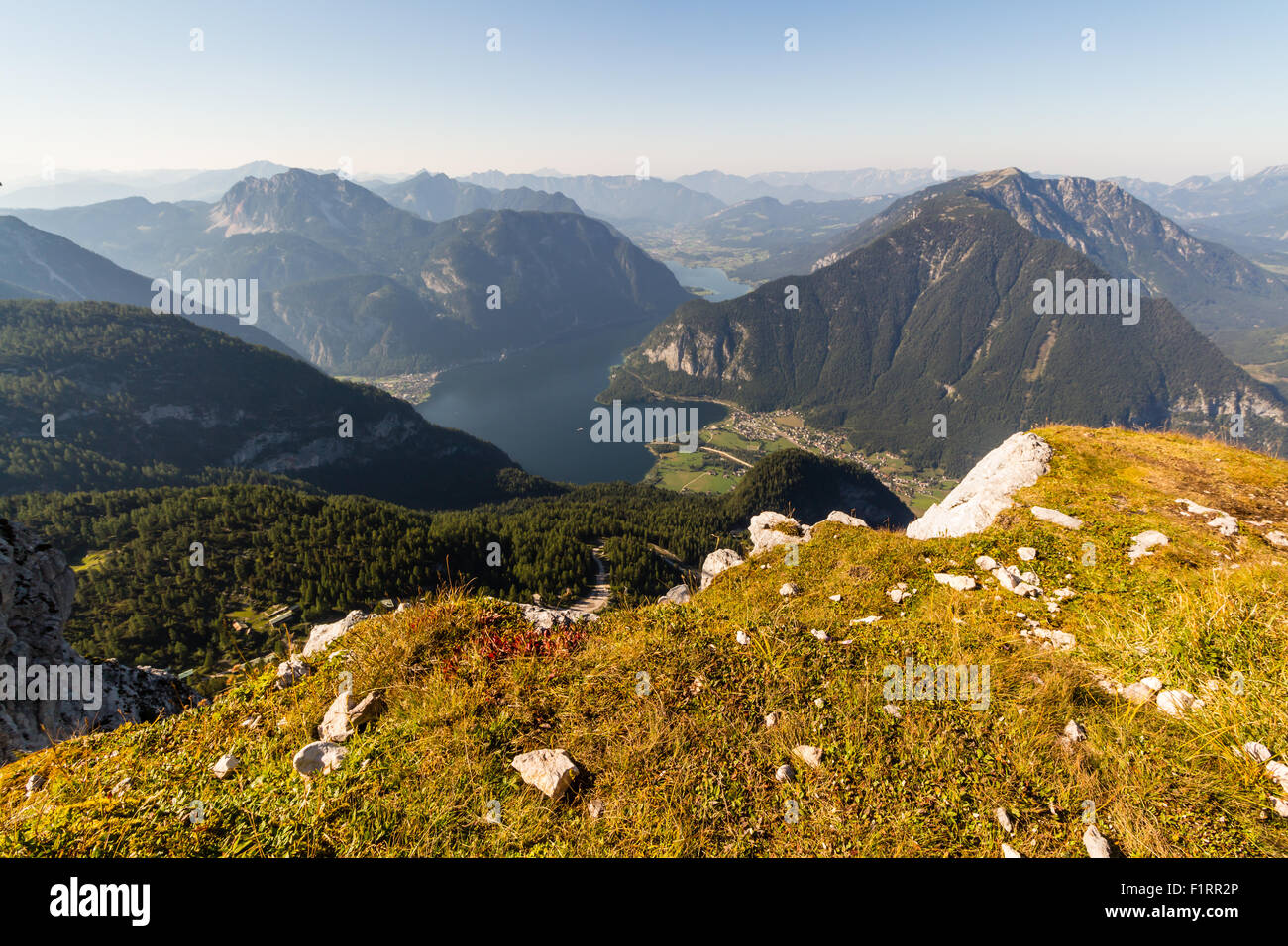 Beautiful Alps view from Dachstein Mountain, 5 Fingers viewing Platform ...