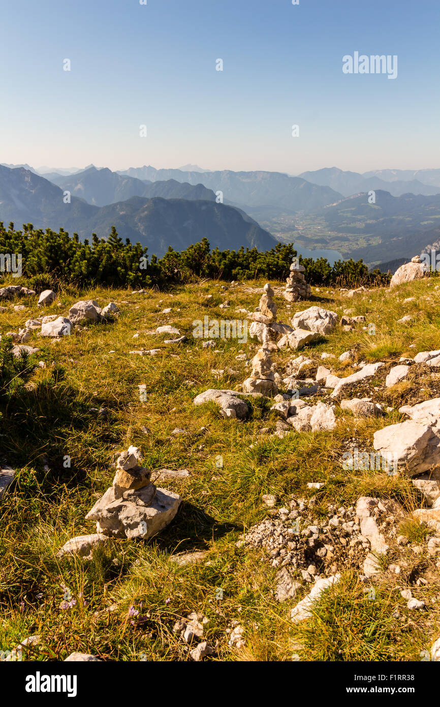 Beautiful Alps view from Dachstein Mountain, 5 Fingers viewing Platform ...
