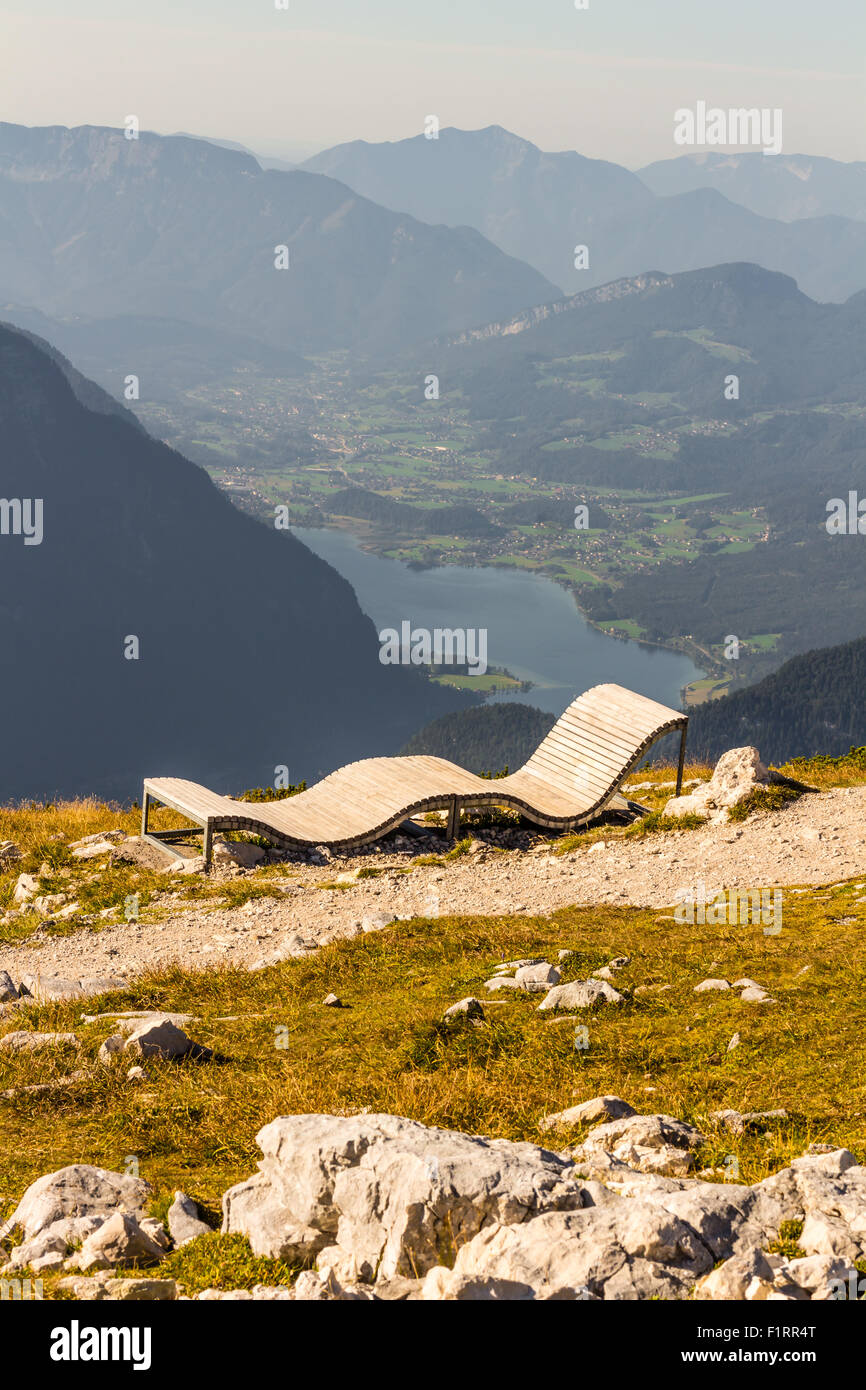 Beautiful Alps view from Dachstein Mountain, 5 Fingers viewing Platform ...