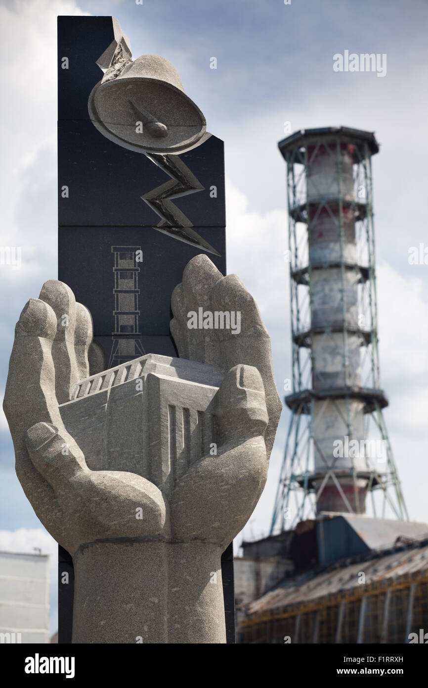 Monument in memory of disaster Stock Photo - Alamy