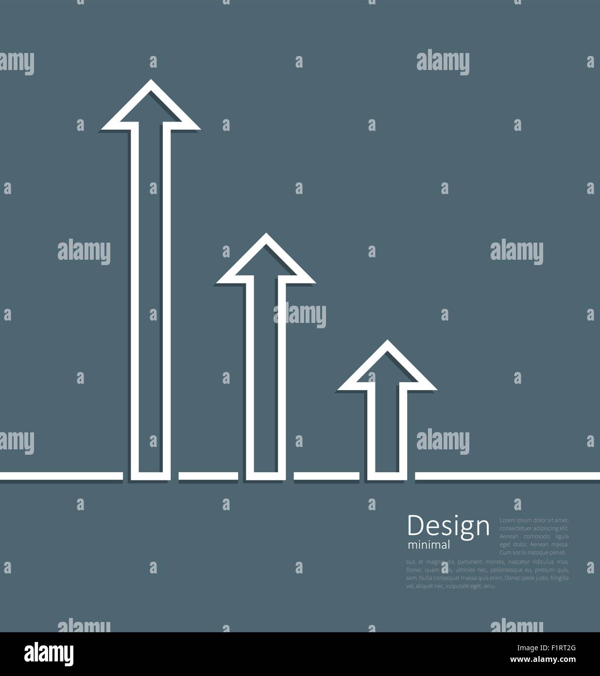 Arrows indicating a boost in success , logo template corporate s Stock ...