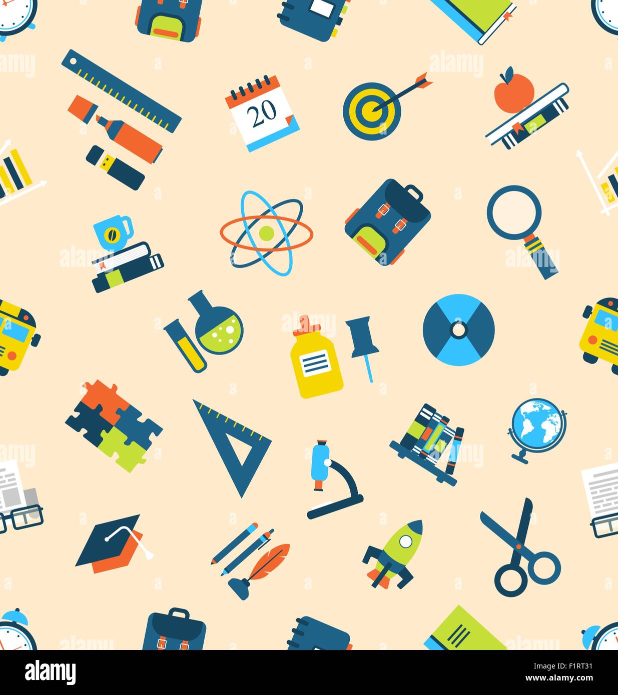 Web icons seamless pattern Stock Vector Images - Alamy