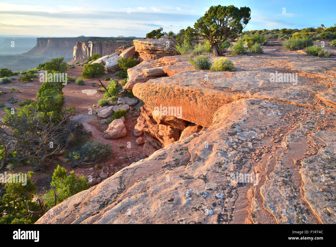View from West side of Grand View Point in Island of the Sky District ...