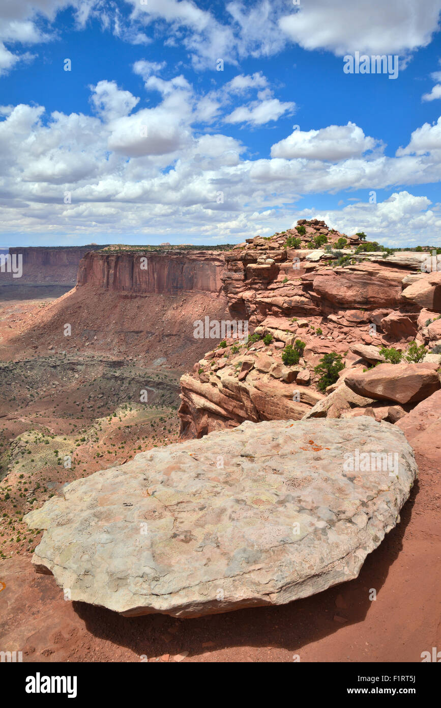 View from West side of Grand View Point in Island of the Sky District ...