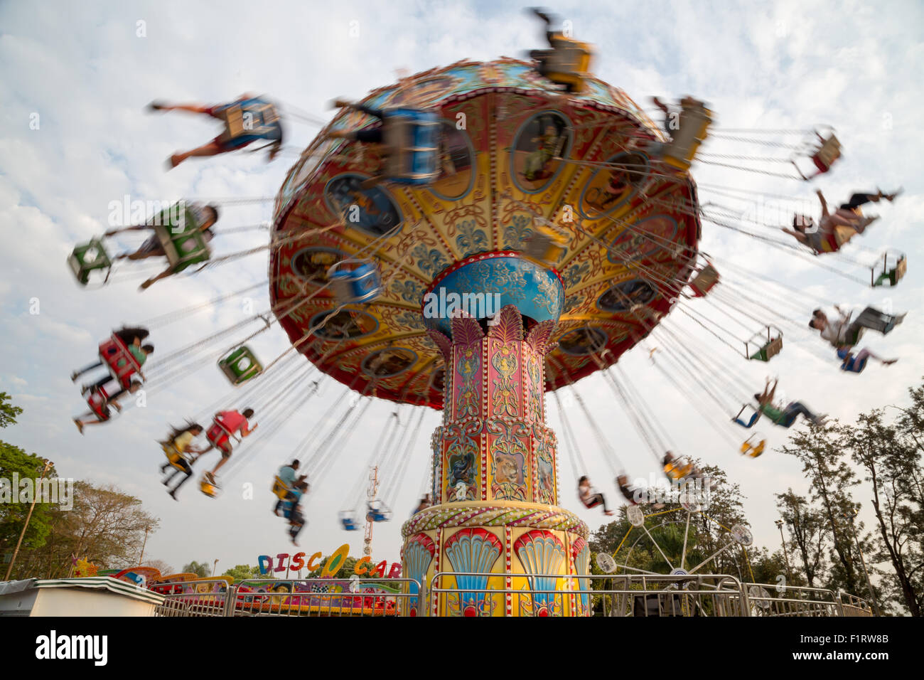 Holambra, Brazil. 6th September, 2015. Roller Coaster Swing Chair in ...