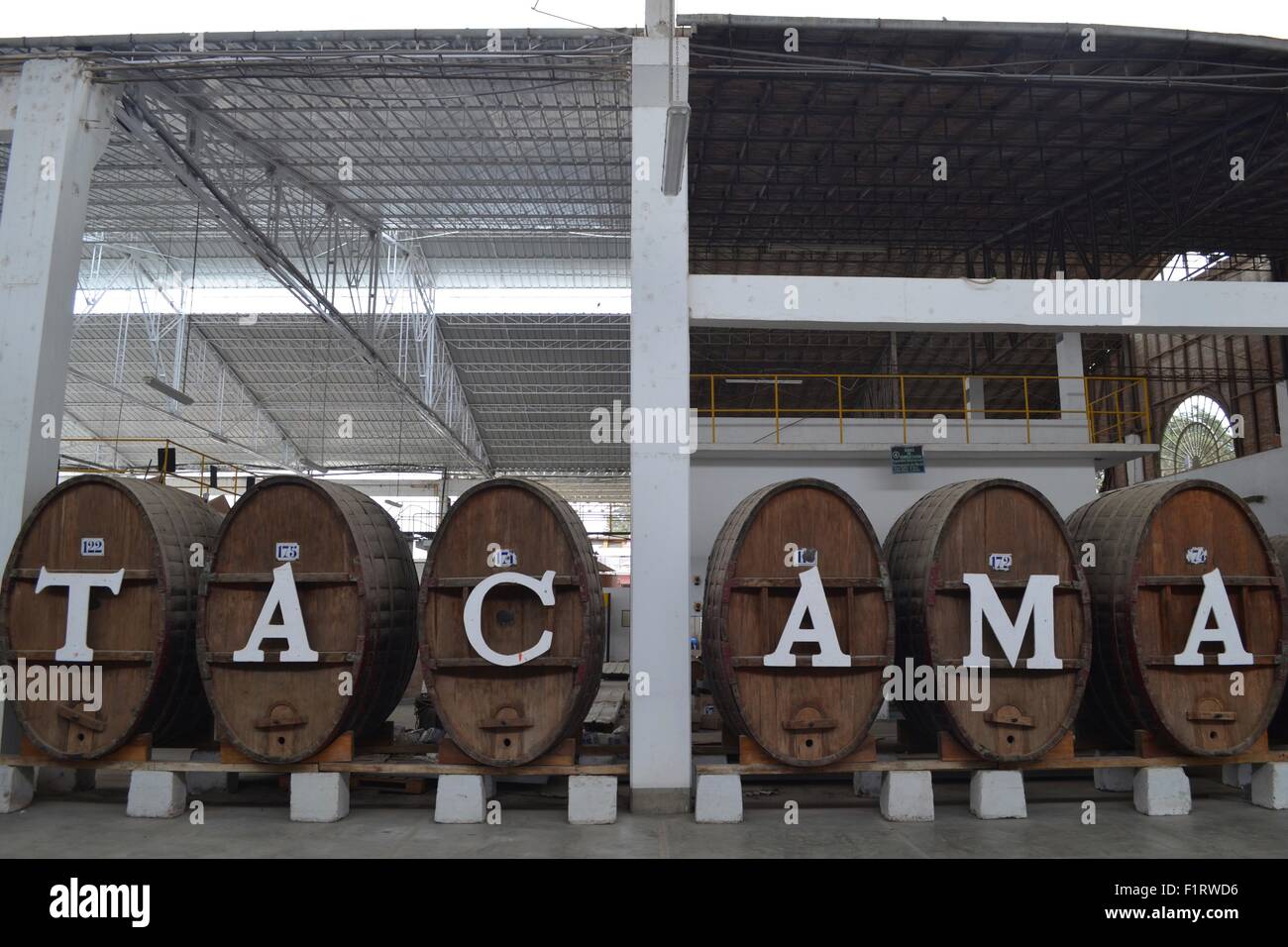 Peruvian Pisco and wine production in vineyards near Ica, Peru Stock ...