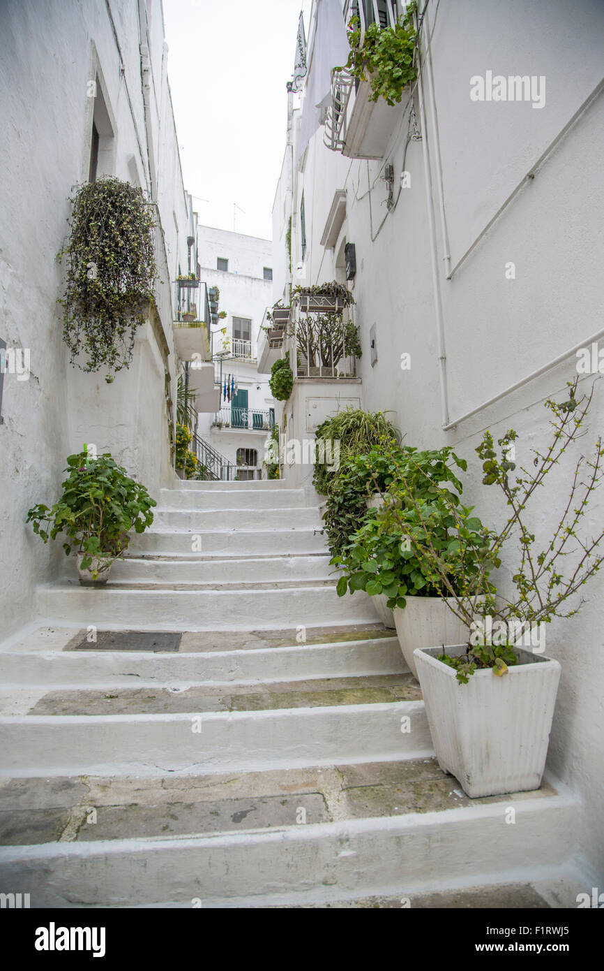 Stairs in Bari, Italy Stock Photo - Alamy