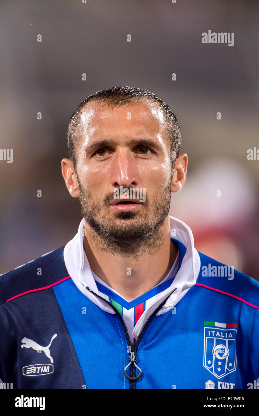 Florence, Italy. 3rd Sep, 2015. Giorgio Chiellini (ITA) Football/Soccer ...