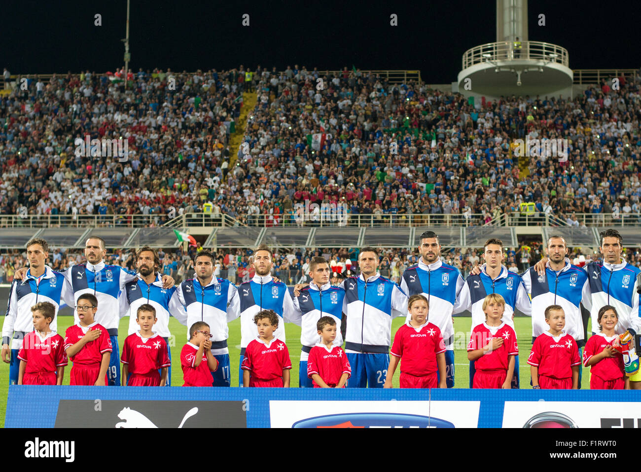 Florence, Italy. 3rd Sep, 2015. Italy team group (ITA) Football/Soccer ...
