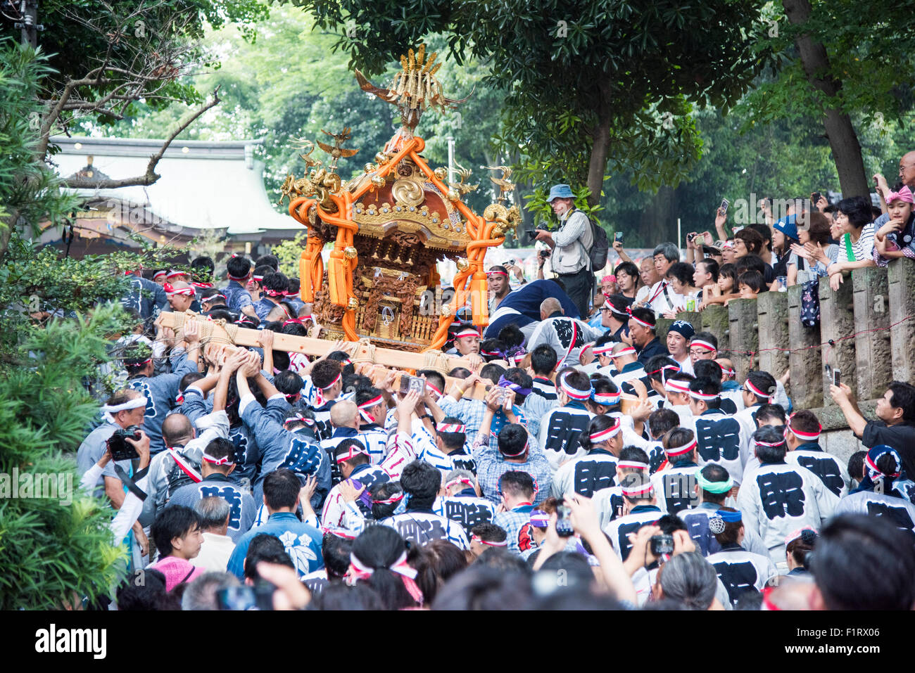 Kitazawahachimanjinja Shrine,Annual Festival,Setagaya-Ku,Tokyo,Japan Stock Photo - Alamy