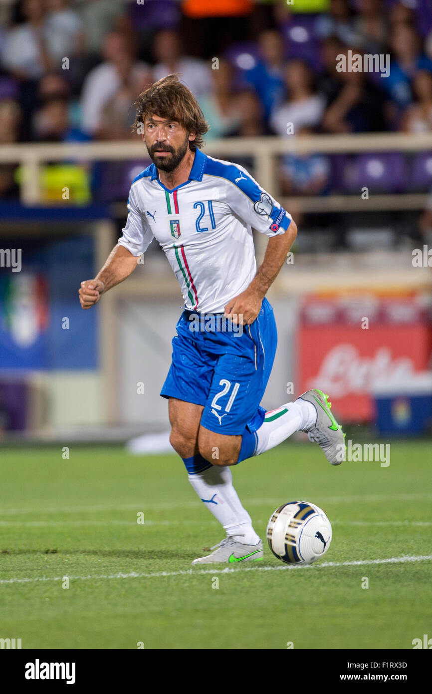 Florence, Italy. 3rd Sep, 2015. Andrea Pirlo (ITA) Football/Soccer ...