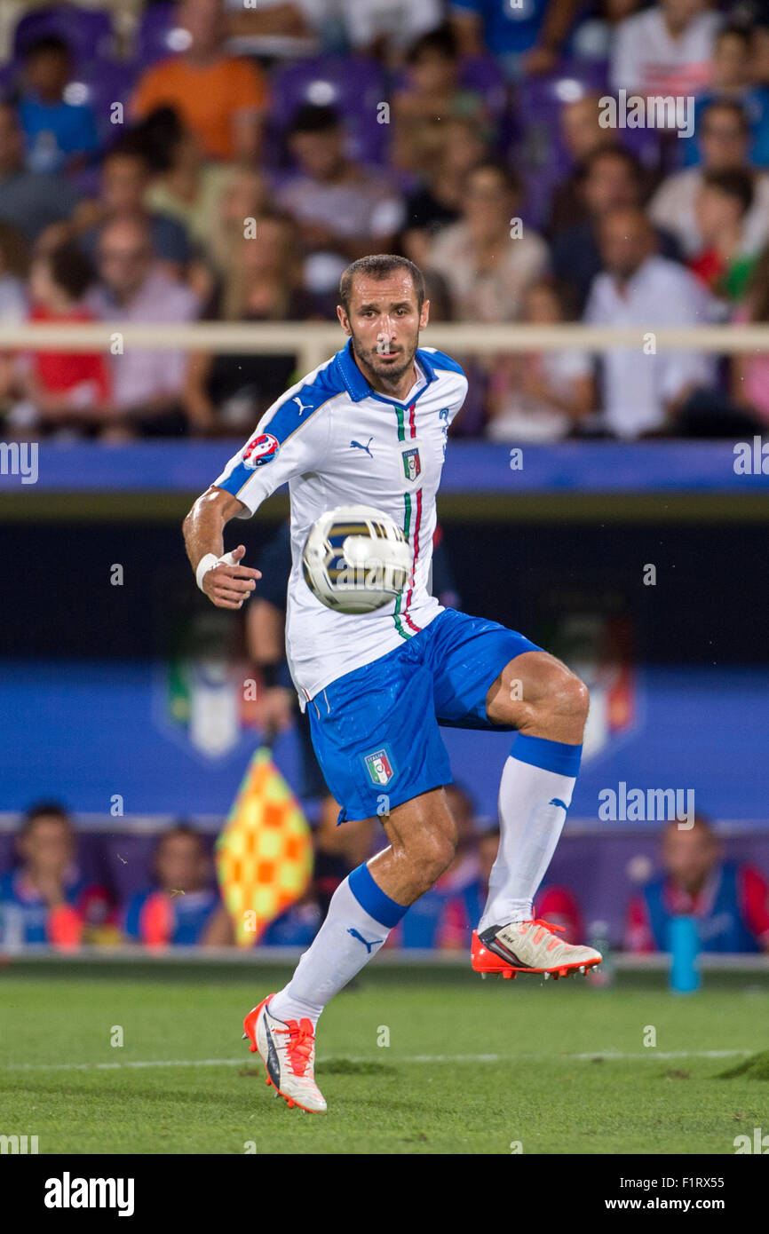 Florence, Italy. 3rd Sep, 2015. Giorgio Chiellini (ITA) Football/Soccer ...