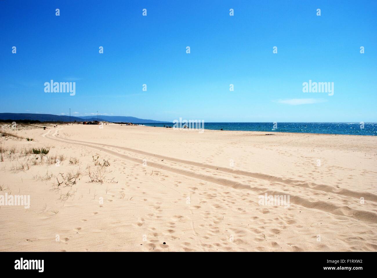 Quiet beach on the Western edge of Barbate, Barbate, Costa de la Luz ...