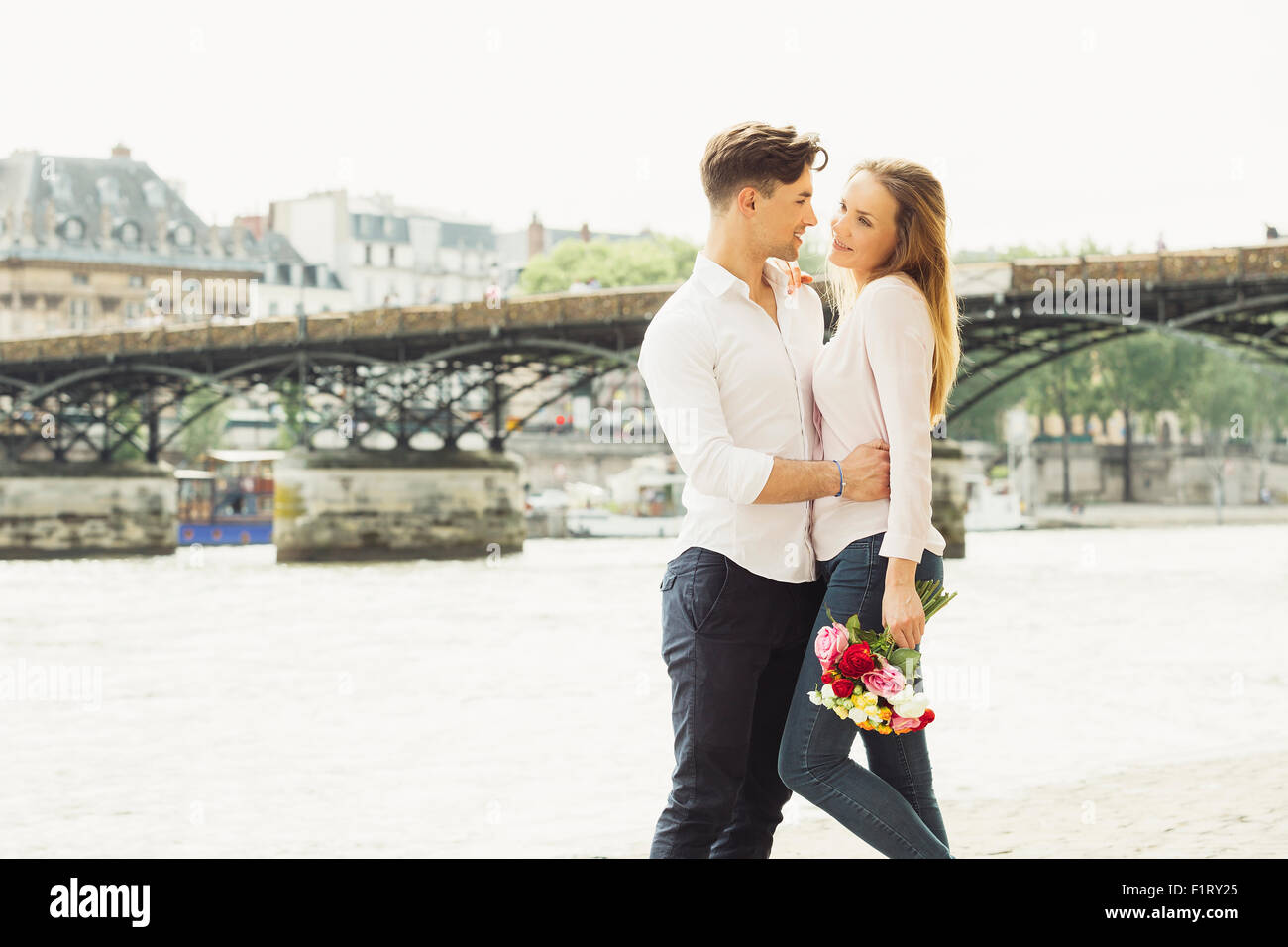 Two men french kissing hi-res stock photography and images - Alamy