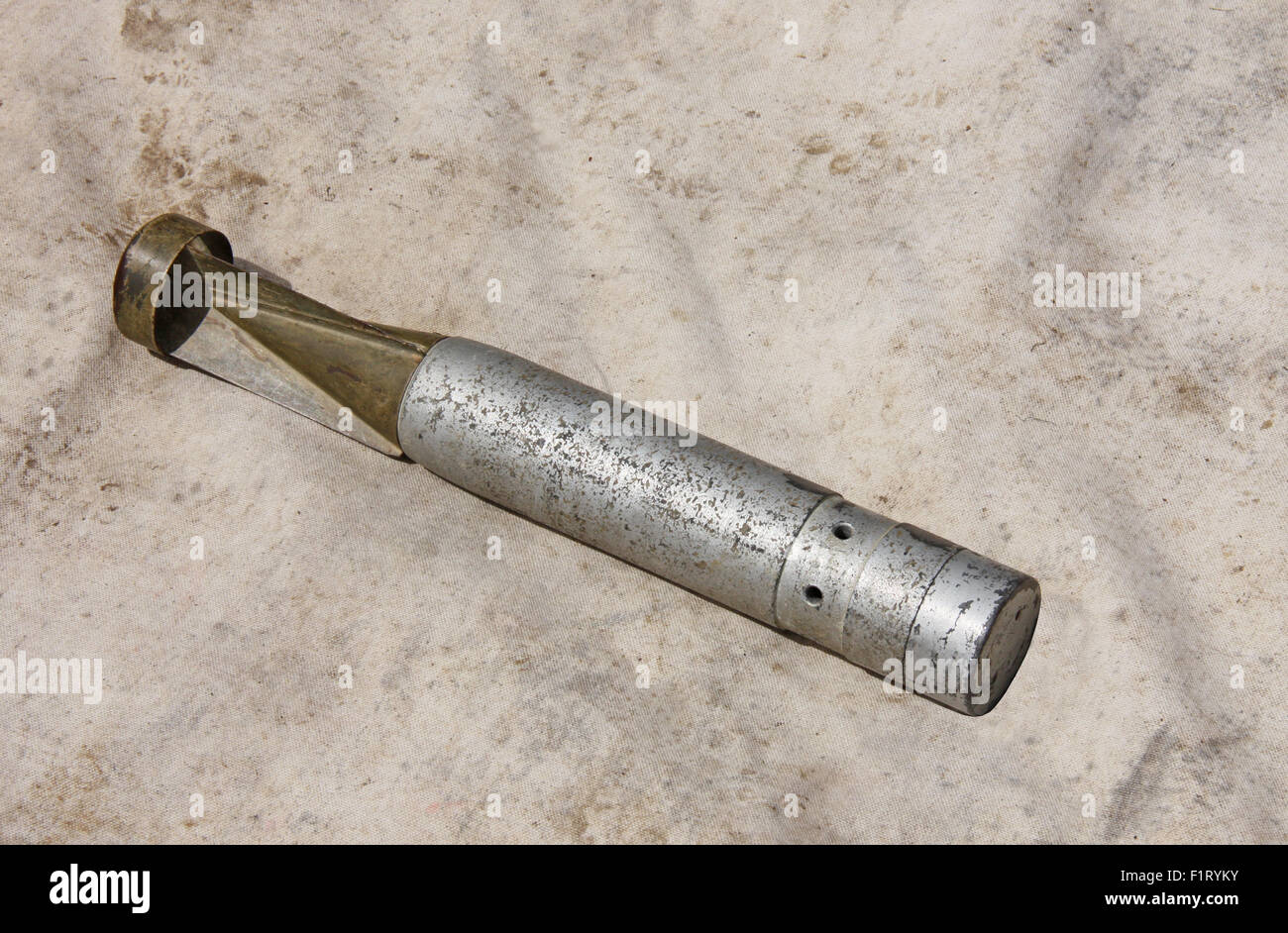 A Replica of a Second World War Mortar Bomb Stock Photo - Alamy