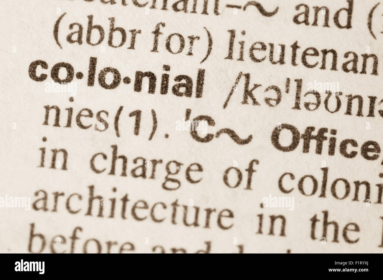 Learning about colonialism hi-res stock photography and images - Alamy