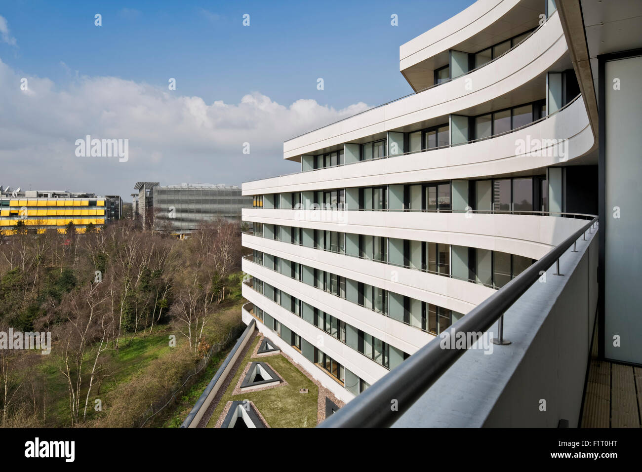 Chiswick Point Apartments, balcony view over Gunnersbury Triangle ...