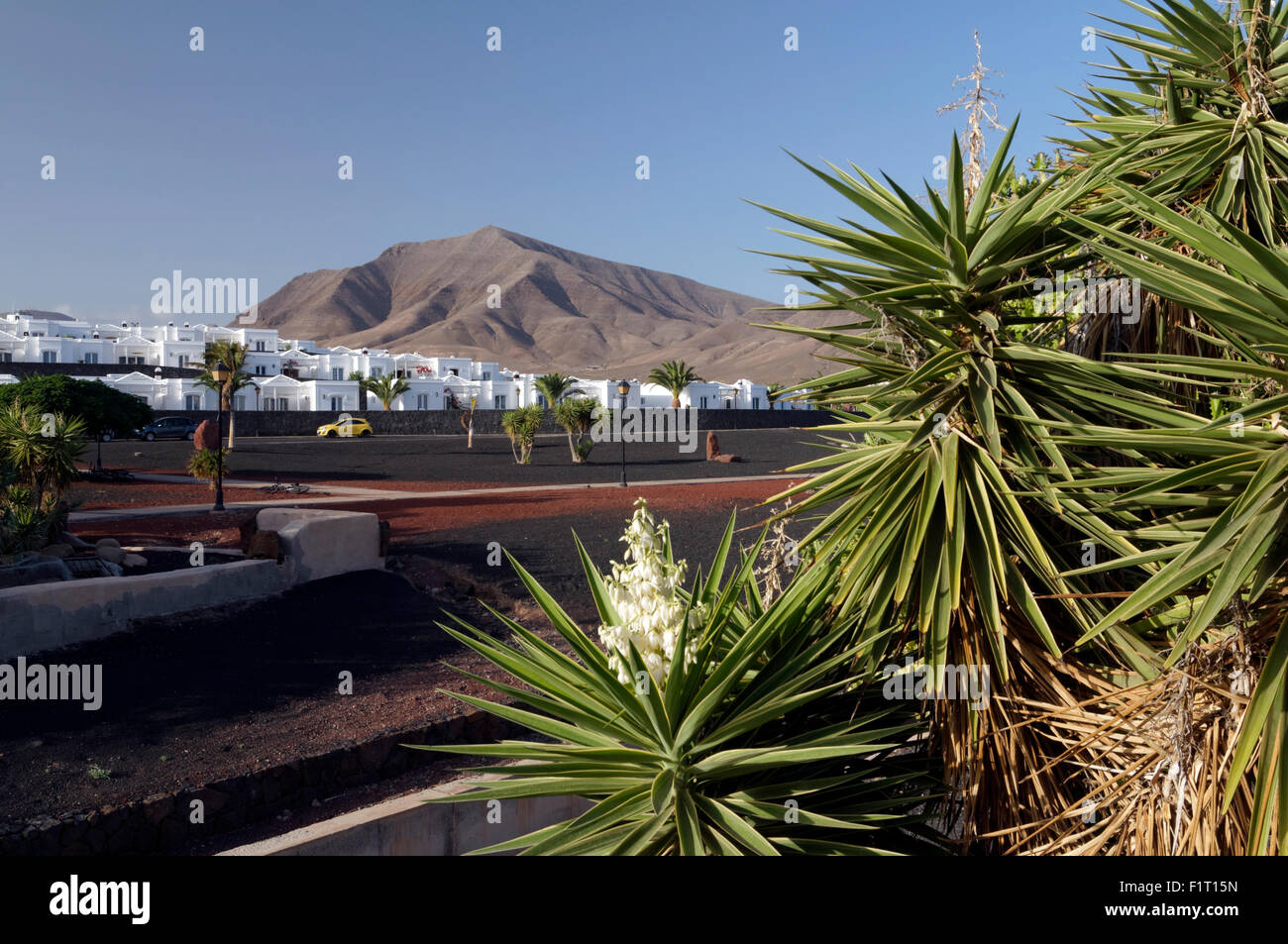 Hacha Grande and the mountains of Femes from Los Coloradas, Playa ...