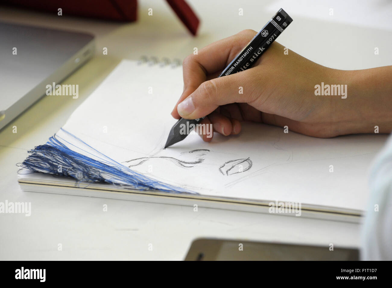 Children's hands writing, painting,sketching,colouring Stock Photo - Alamy