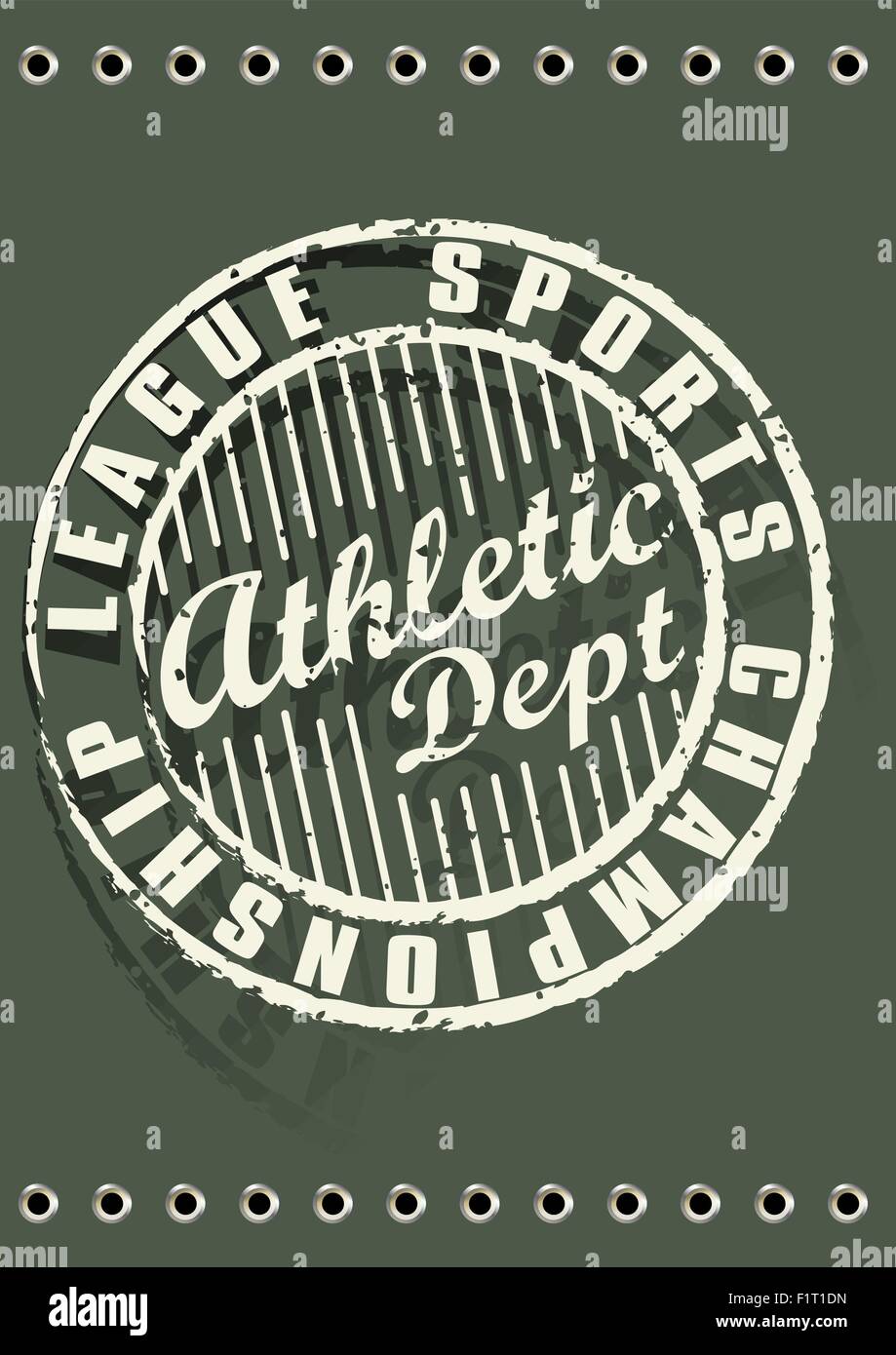 Athletic Dept sports banner print Stock Vector Image & Art - Alamy