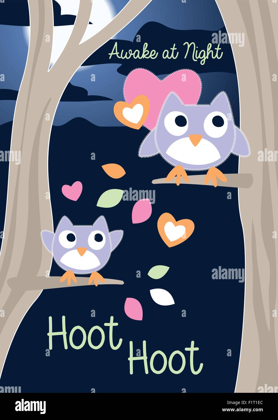 Hoot Stock Vector Images - Alamy