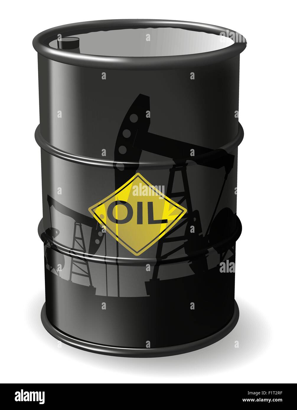 Oil gas rig in Stock Vector Images - Alamy