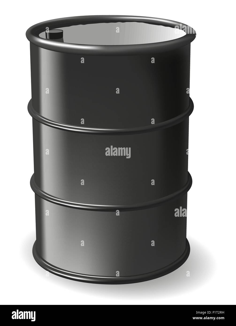 Black steel barrel Stock Vector Image & Art - Alamy