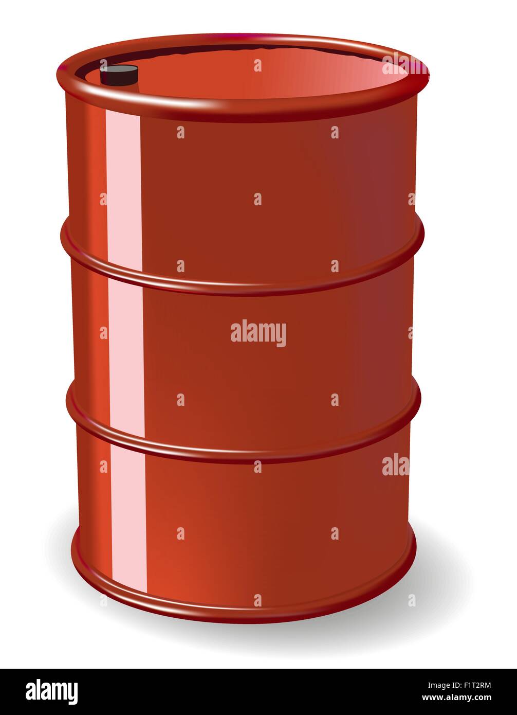 Red diesel storage tank Stock Vector Images - Alamy