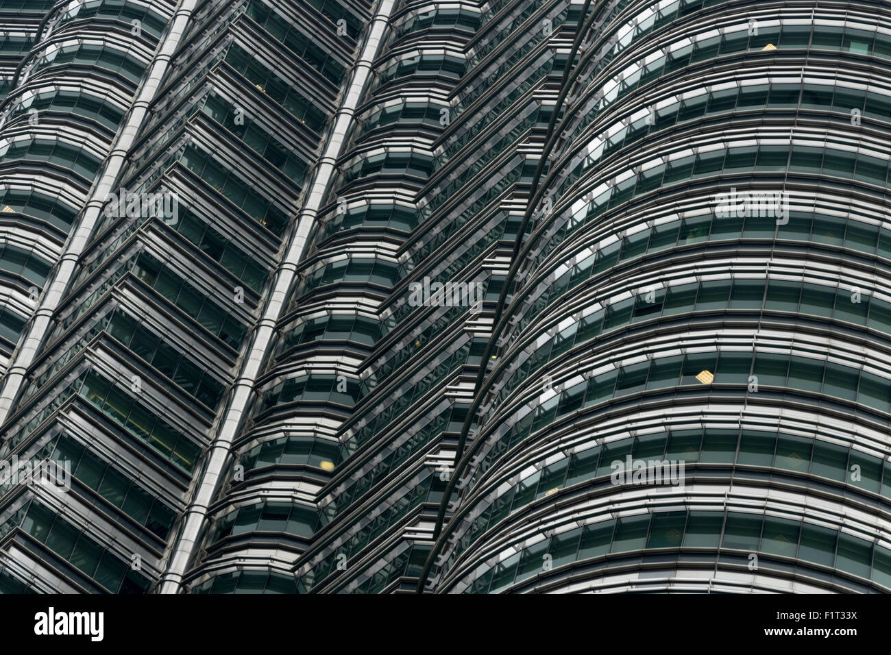 Petronas twin towers, close-up, Kuala Lumpur, Malaysia, Southeast Asia ...