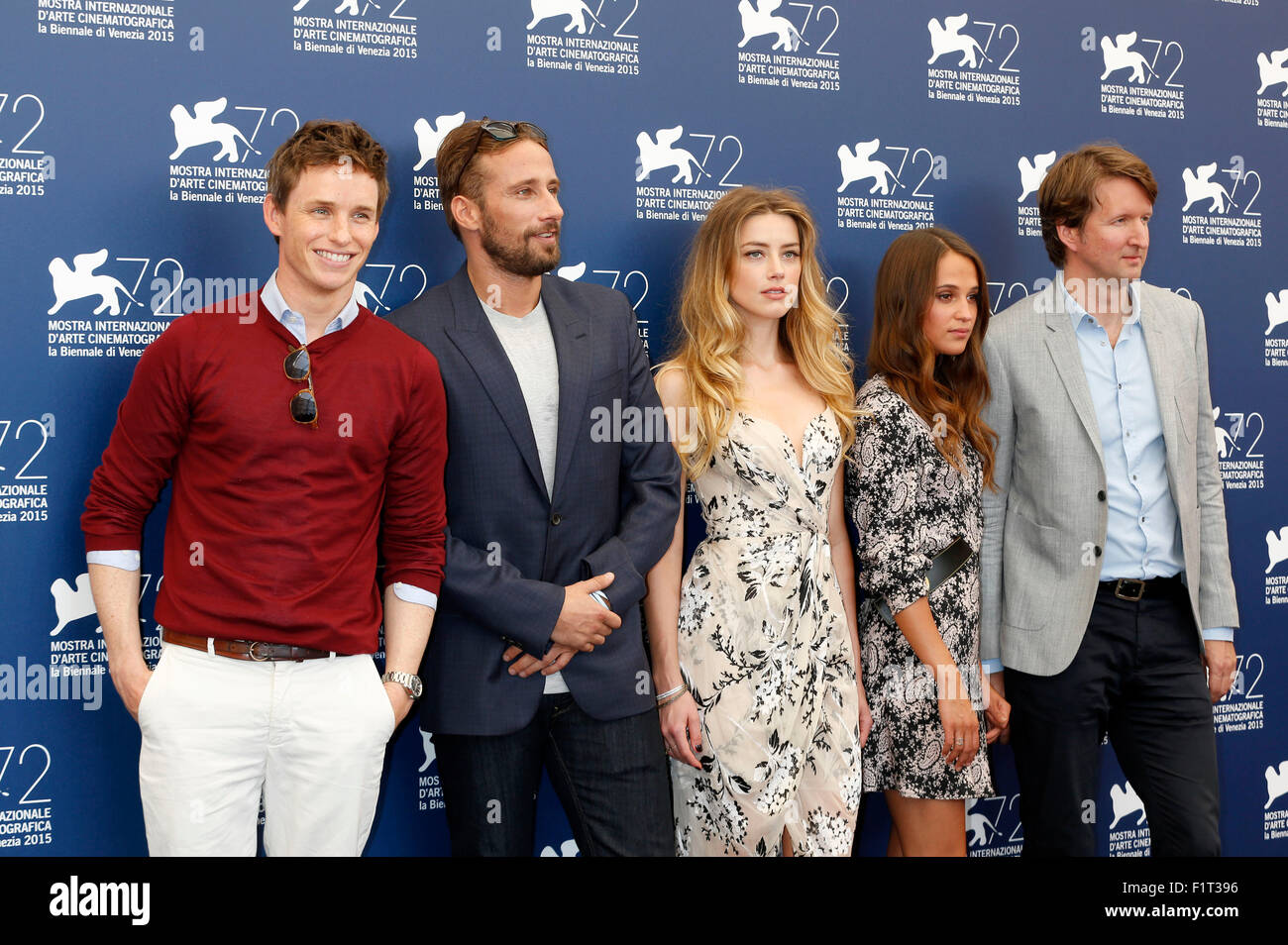 Eddie Redmayne, Matthias Schoenaerts, Amber Heard, Alicia Vikander and ...