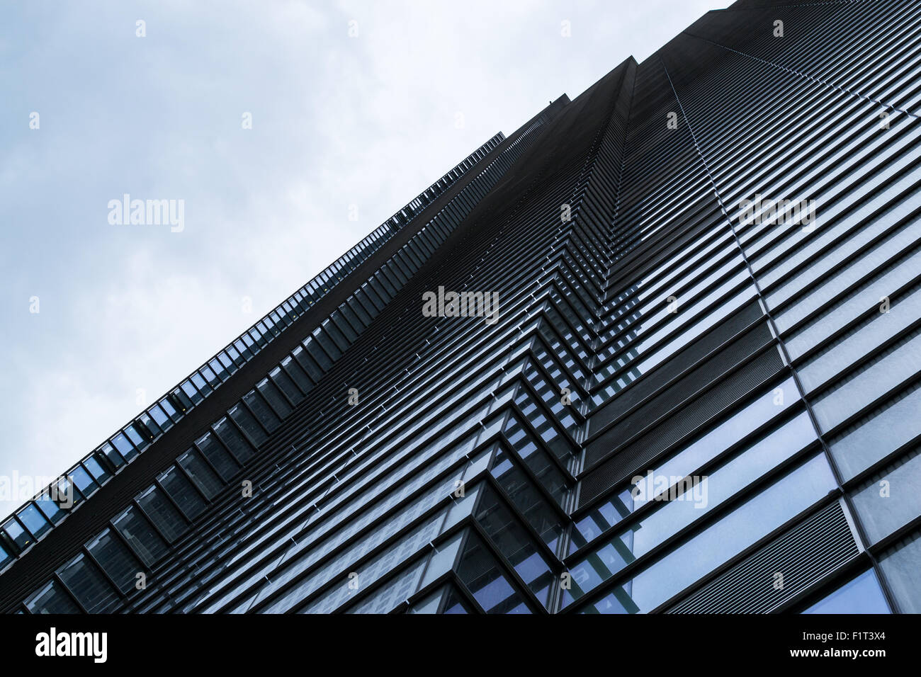 Modern abstract building design with repeating patterns Stock Photo - Alamy