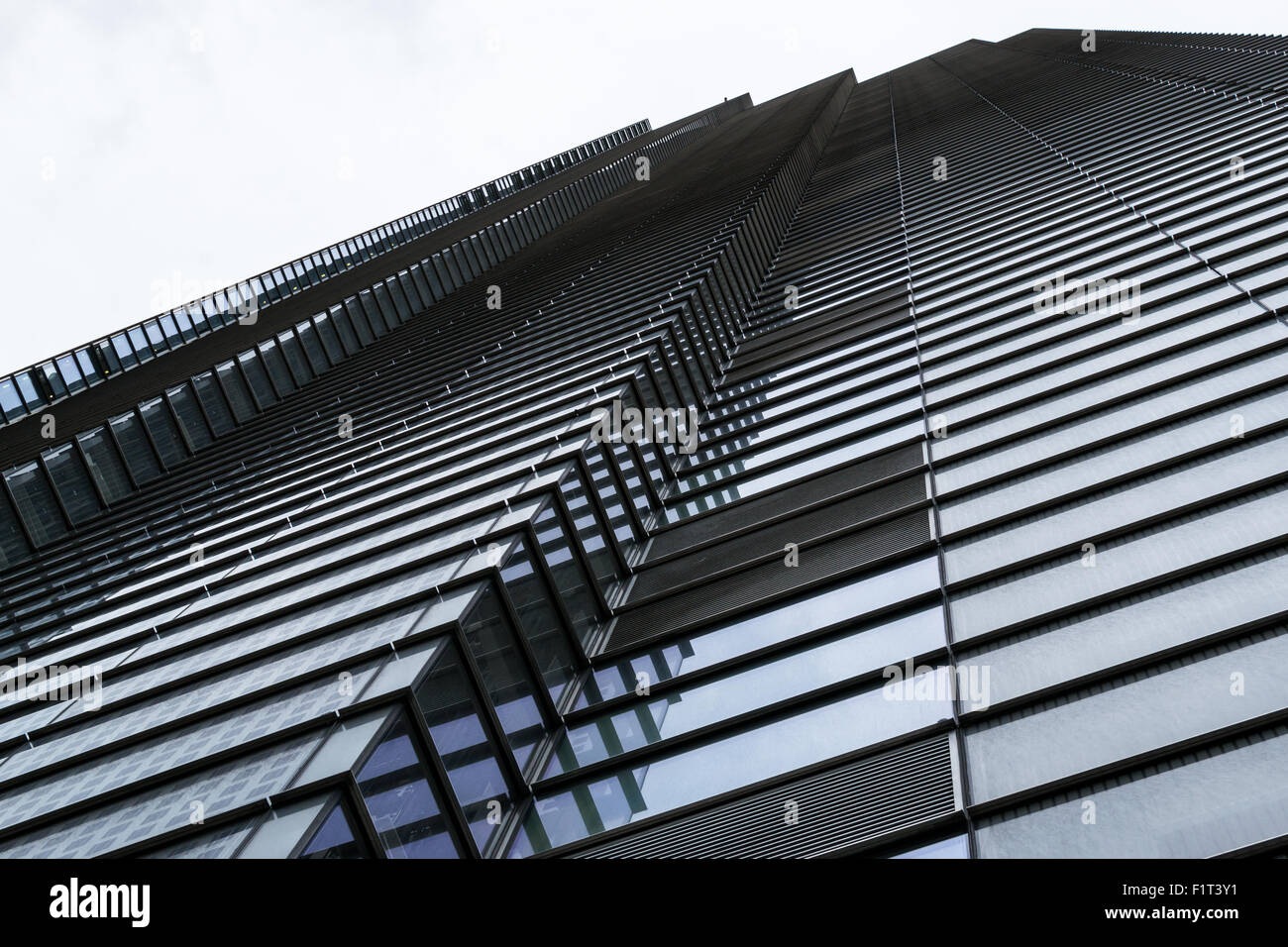Modern abstract building design with repeating patterns Stock Photo - Alamy