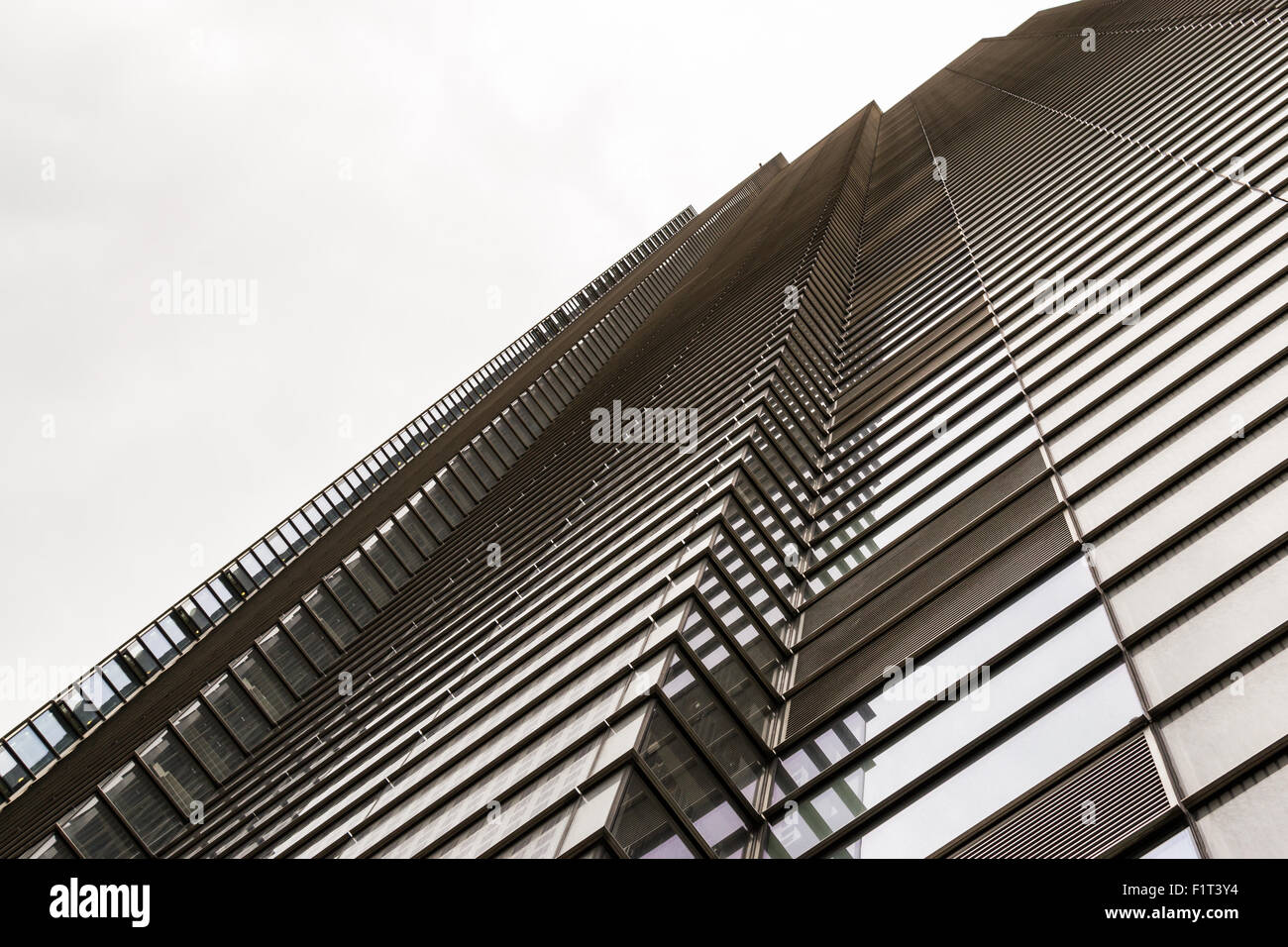 Modern abstract building design with repeating patterns Stock Photo - Alamy