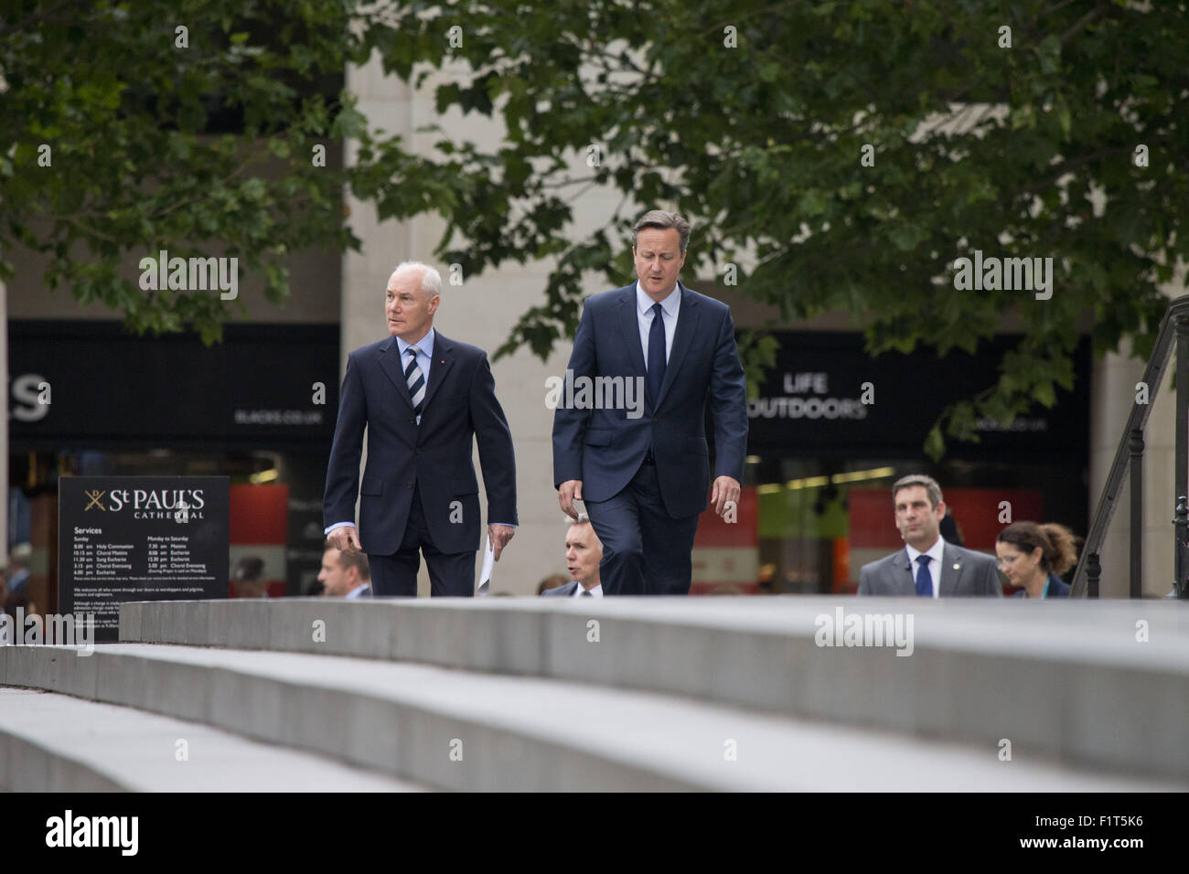 10th anniversary of the London 7/7 bombings memorial service at St Paul ...