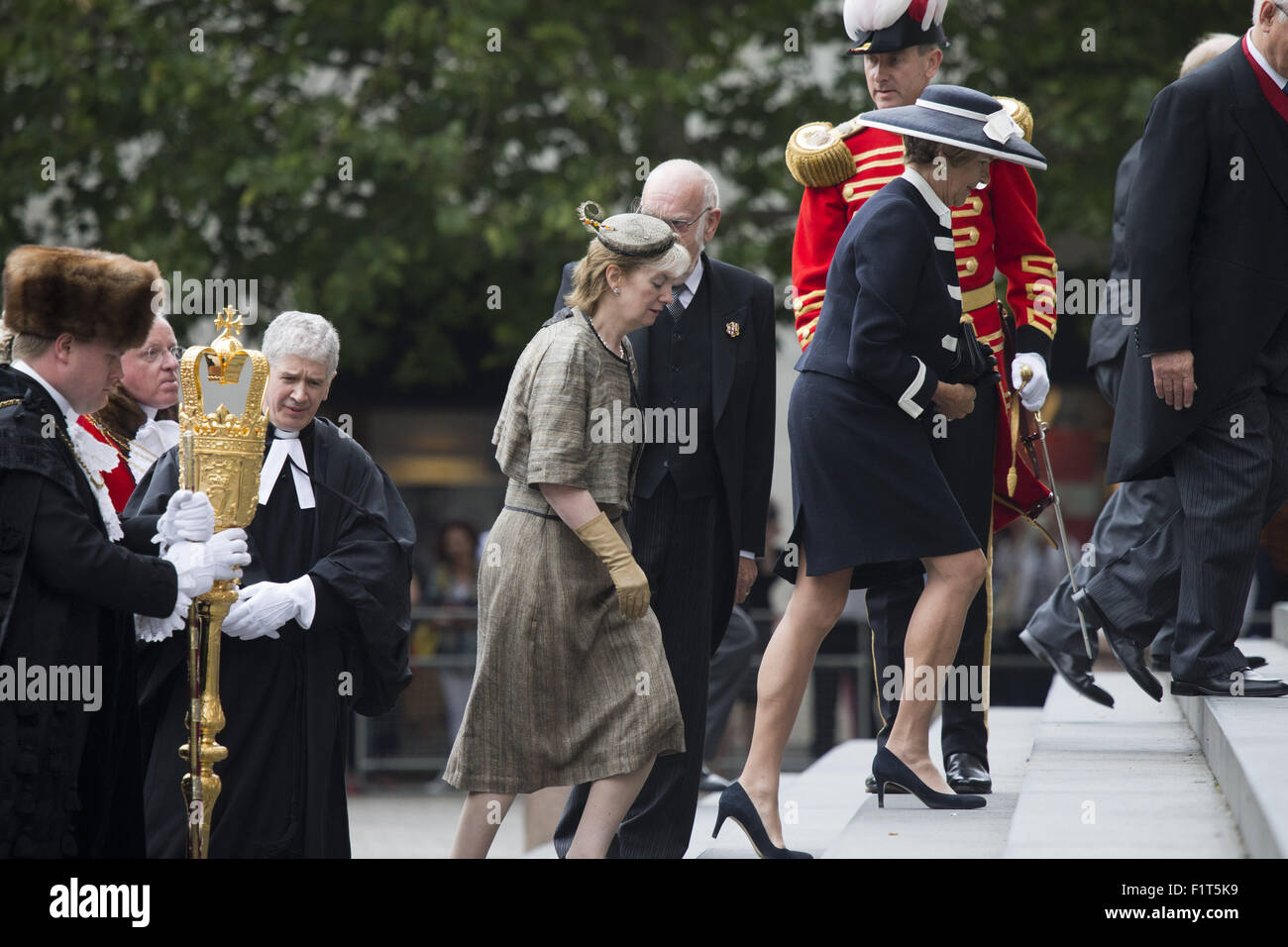 10th anniversary of the London 7/7 bombings memorial service at St Paul ...