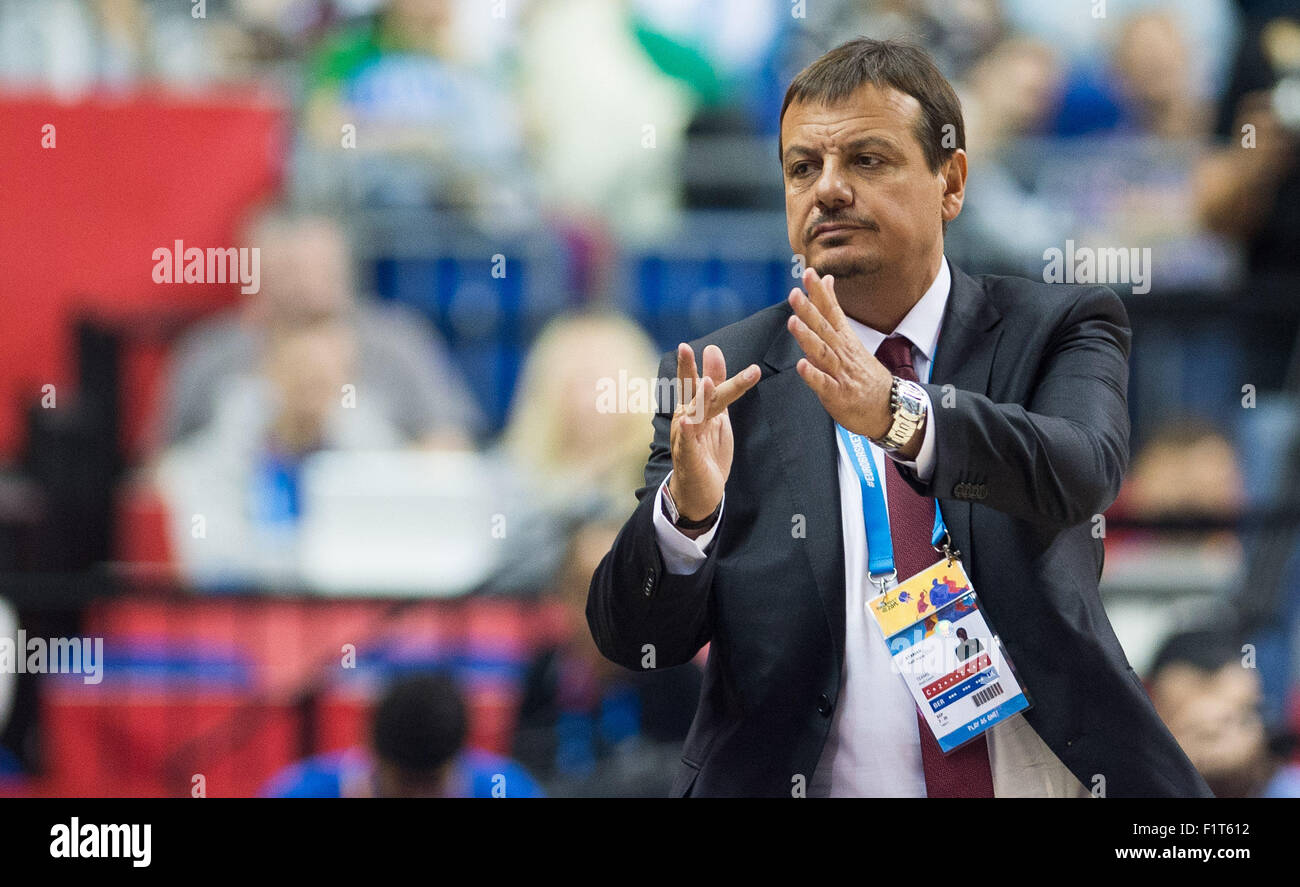 Berlin, Germany. 06th Sep, 2015. Turkish's head coach Ergin Ataman ...