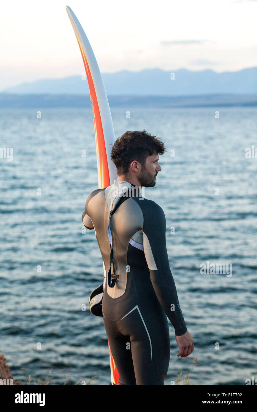 Surfer standing male hi-res stock photography and images - Alamy