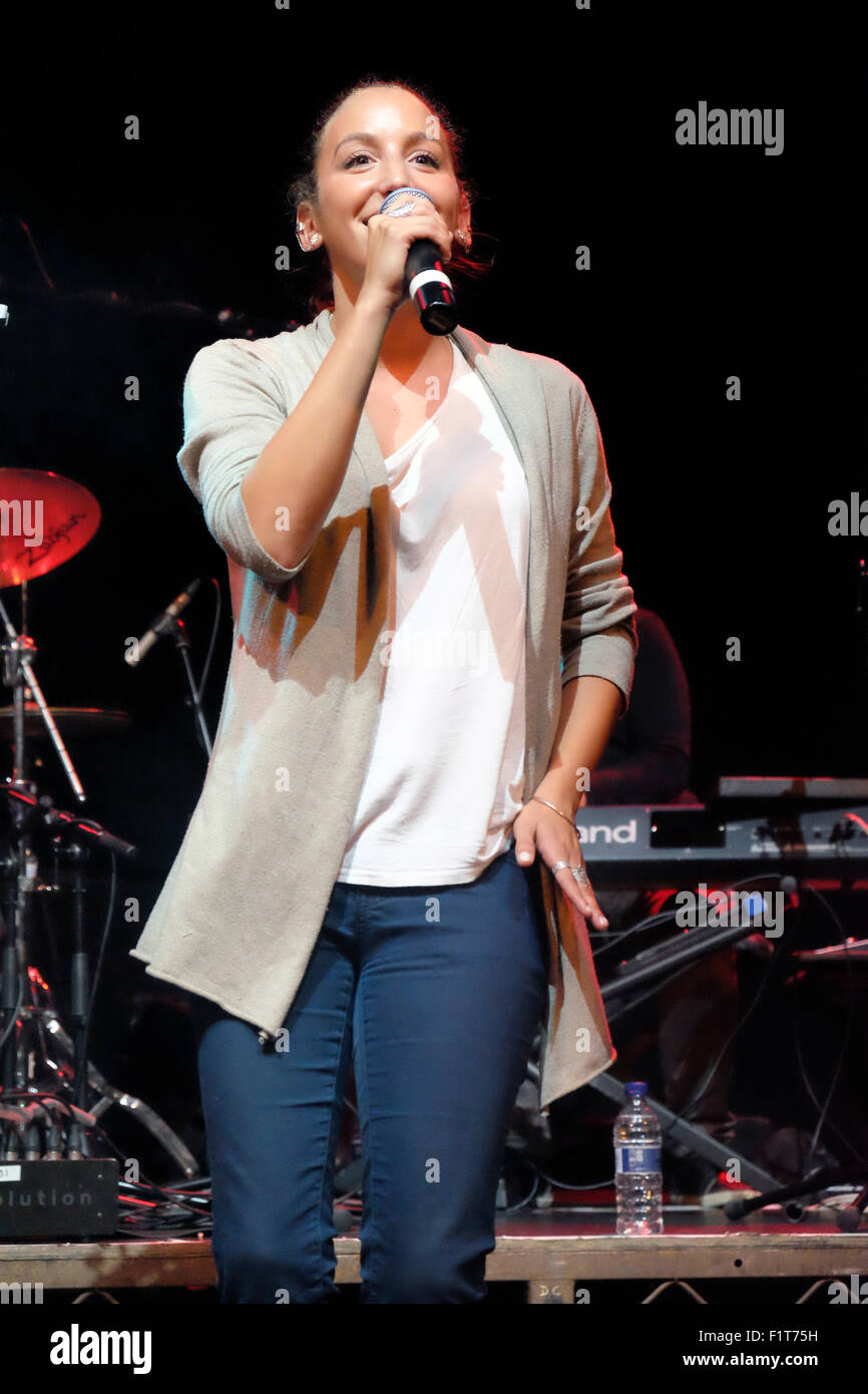 London, UK, 6th September 2015. The Algerian singer Idir performs live ...