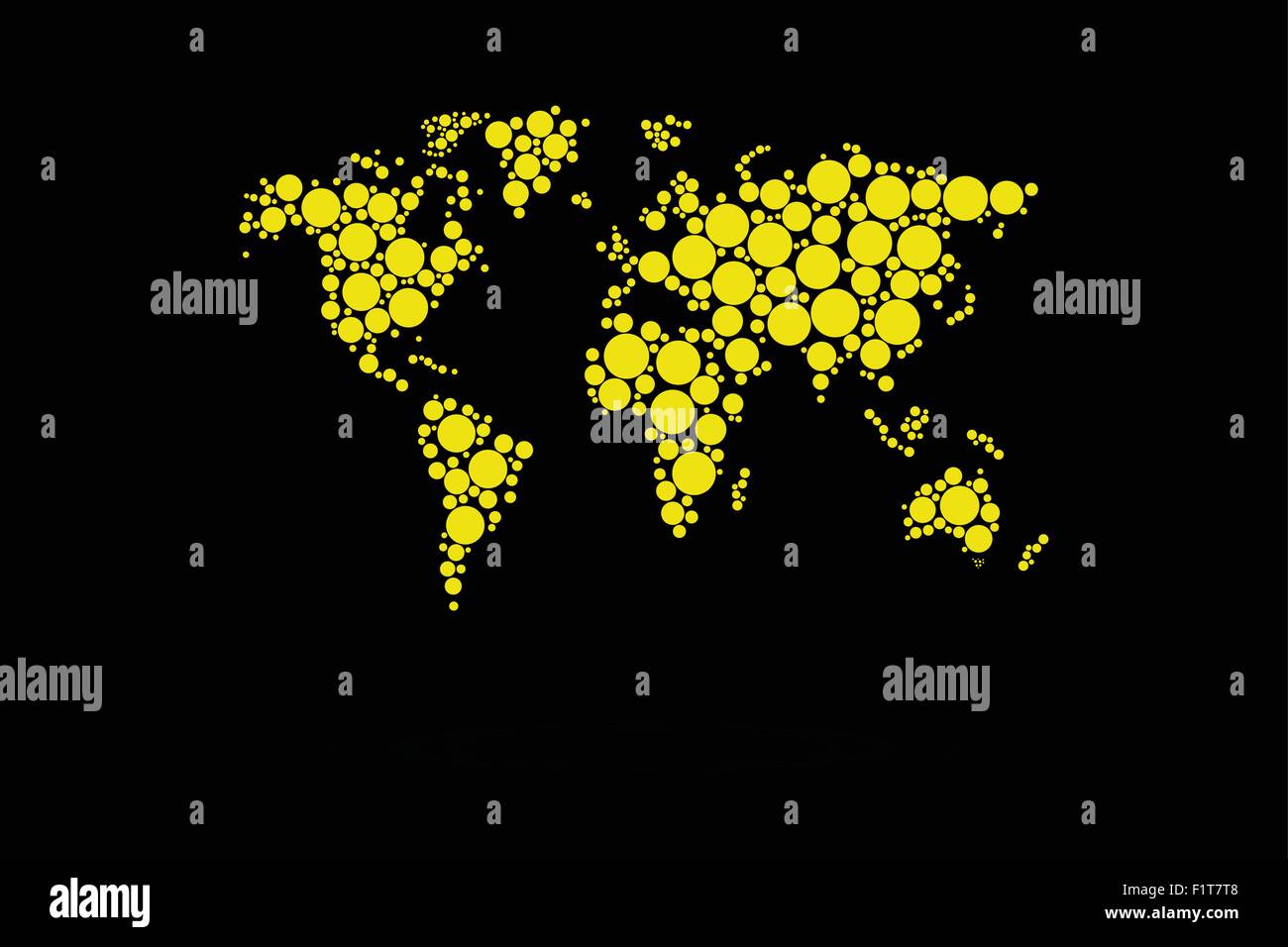 Dotted world map hi-res stock photography and images - Alamy