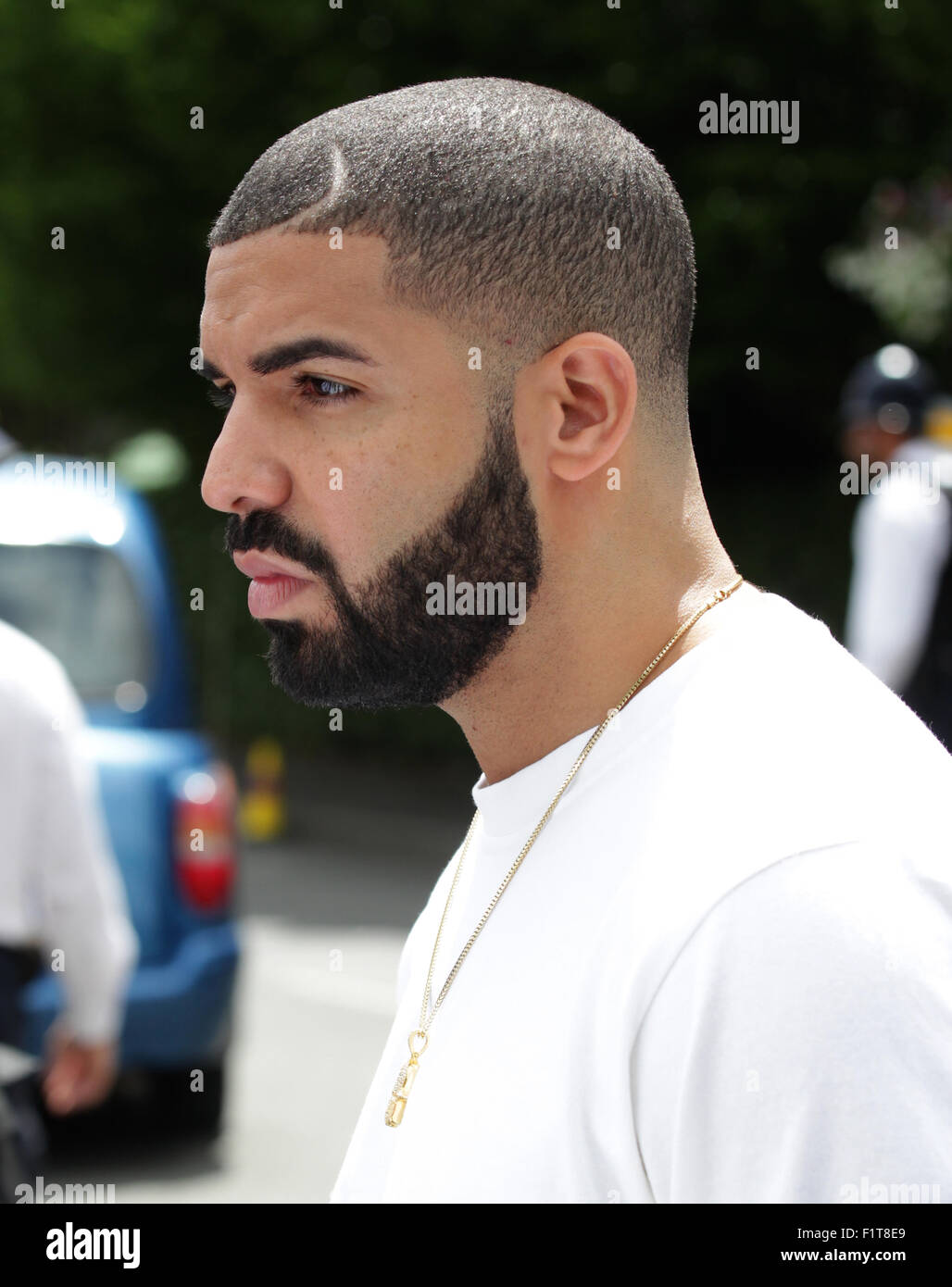 LONDON, UK, 6th July 2015: Drake seen at the Wimbledon Championships ...