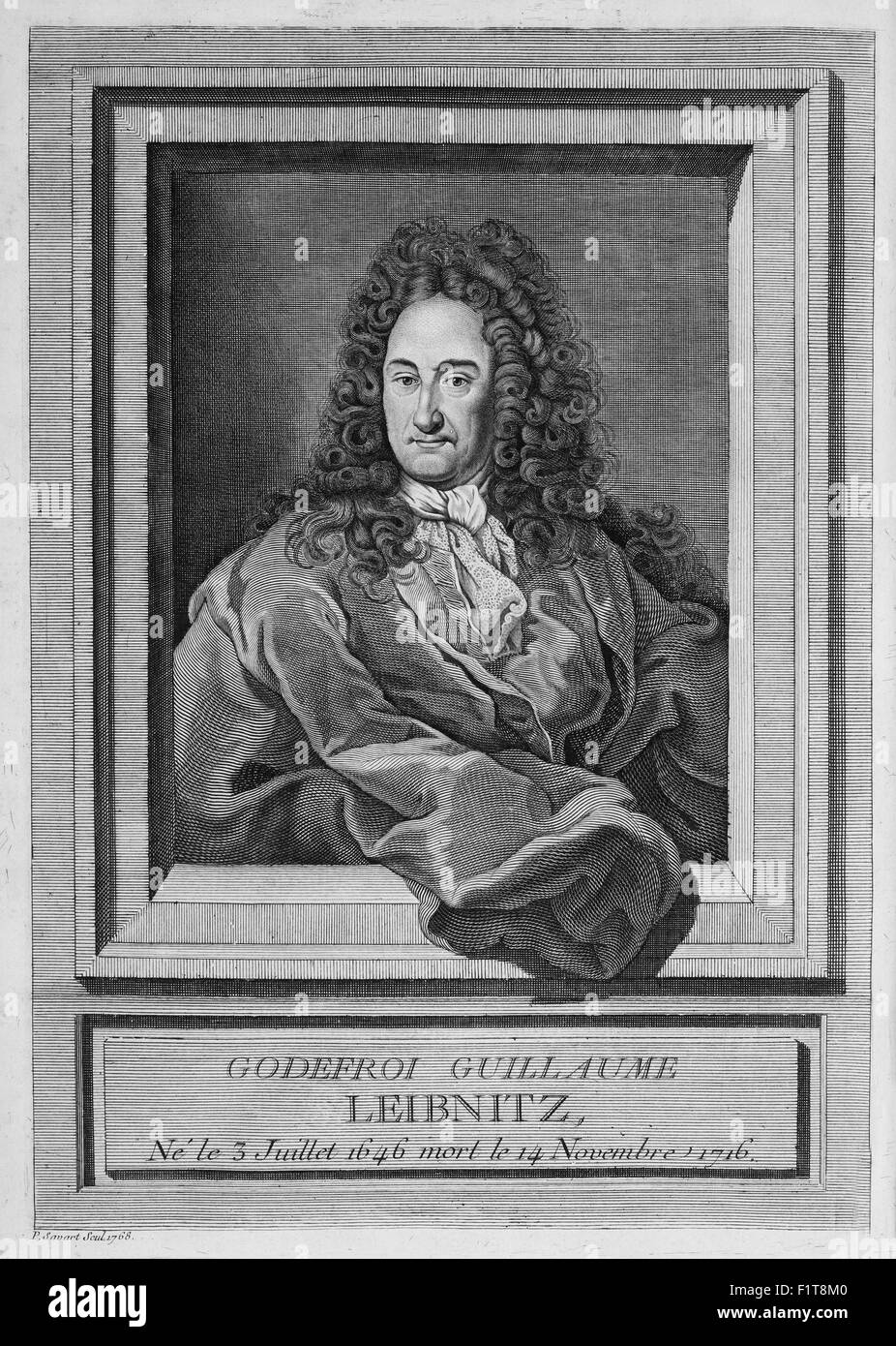 GOTTFRIED WILHELM LEIBNIZ (1646-1716) German philosopher and polymath ...