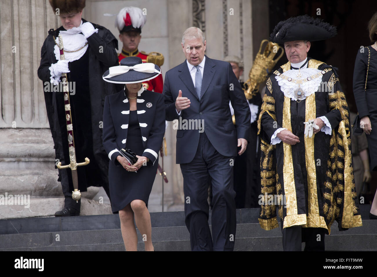 10th anniversary of the London 7/7 bombings memorial service at St Paul ...