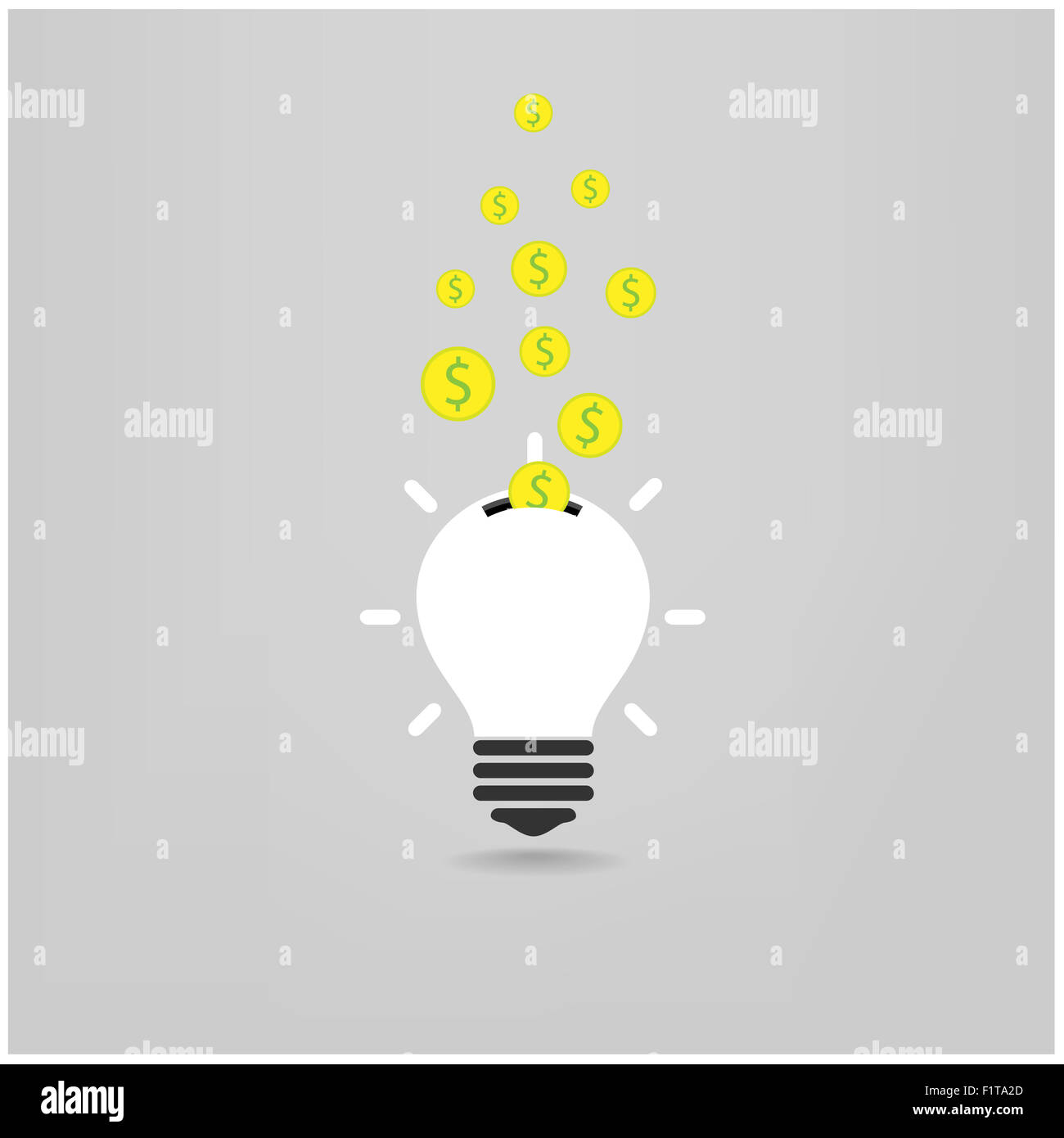 creative light bulb,saving sign,ideas concepts,business background ...