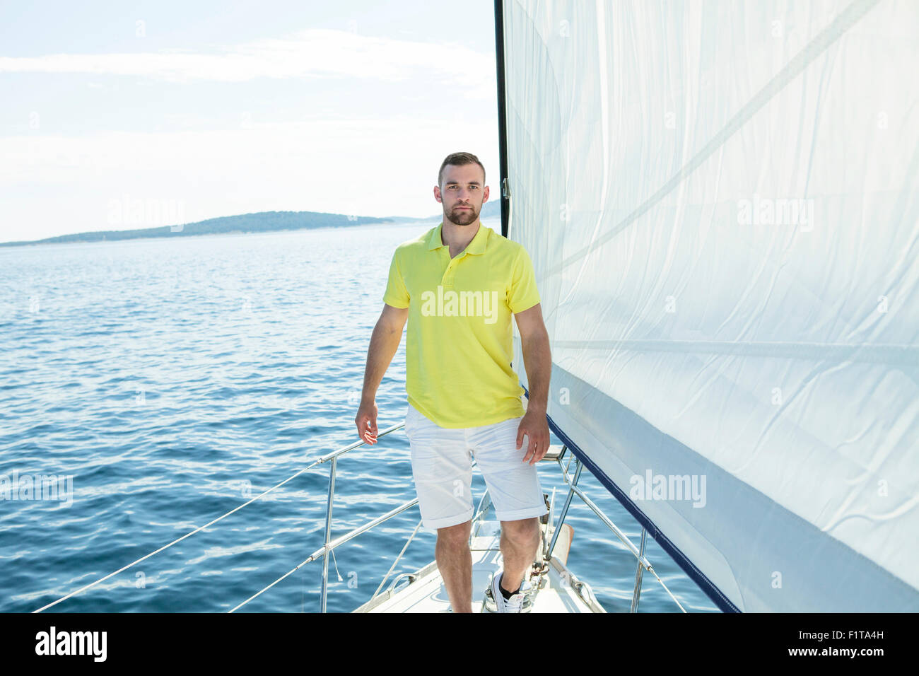 Man standing sail hi-res stock photography and images - Alamy