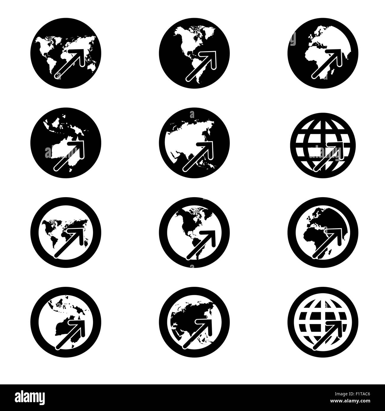transportation icon,world map sign,vision concept ,world symbol ...