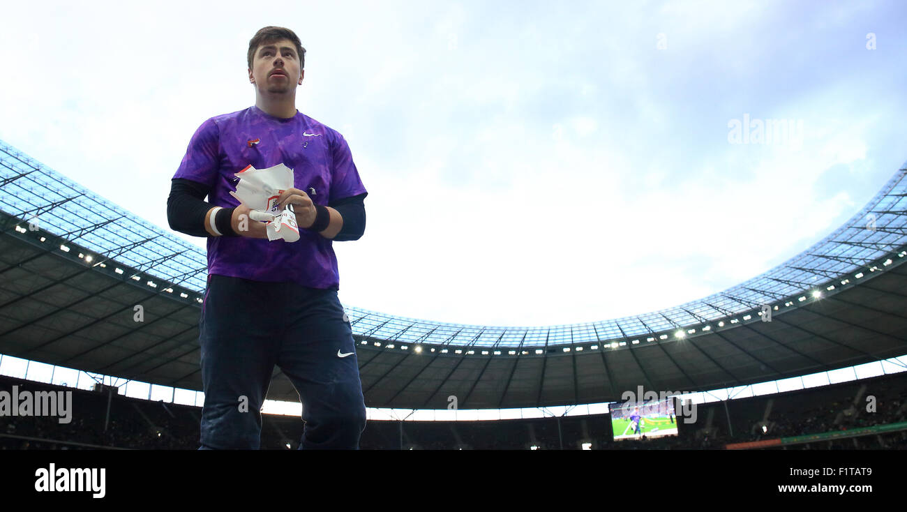 Berlin, Germany. 06th Sep, 2015. Shot putter David Storl during the ...