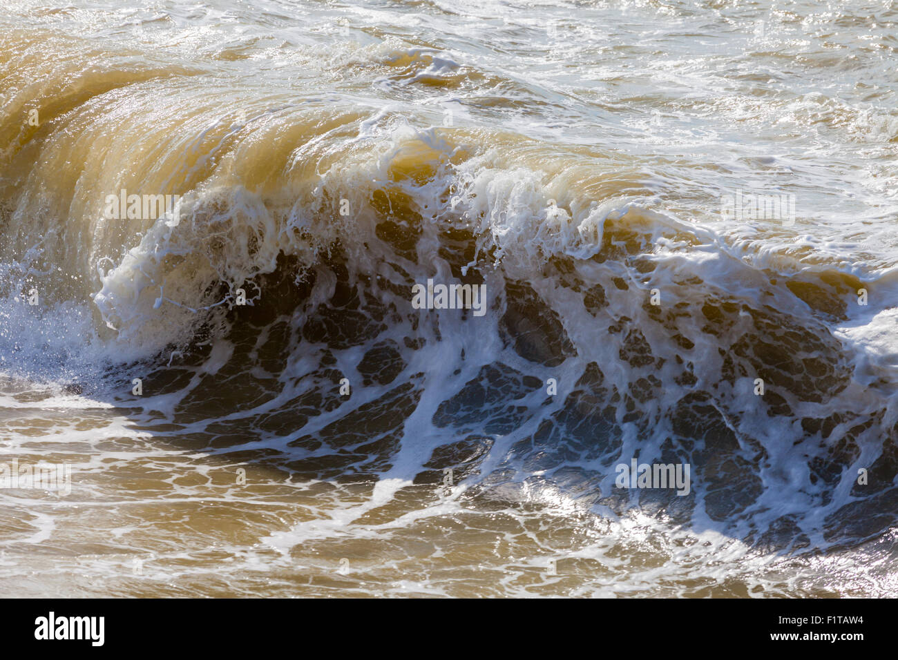 Ocean Wave Crashing Stock Photo - Alamy