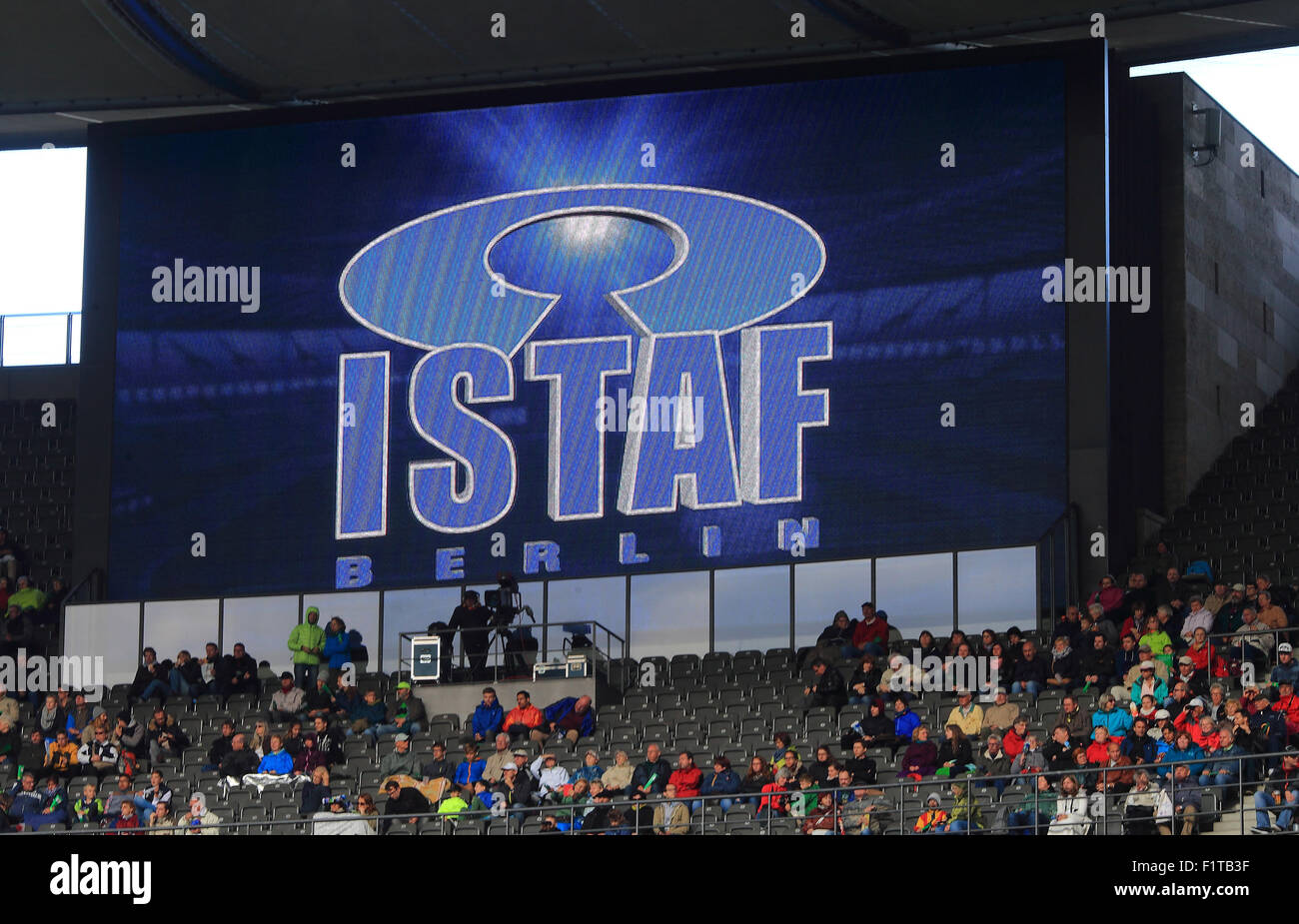 Berlin, Germany. 06th Sep, 2015. The logo of 'ISTAF Berlin' is seen on ...