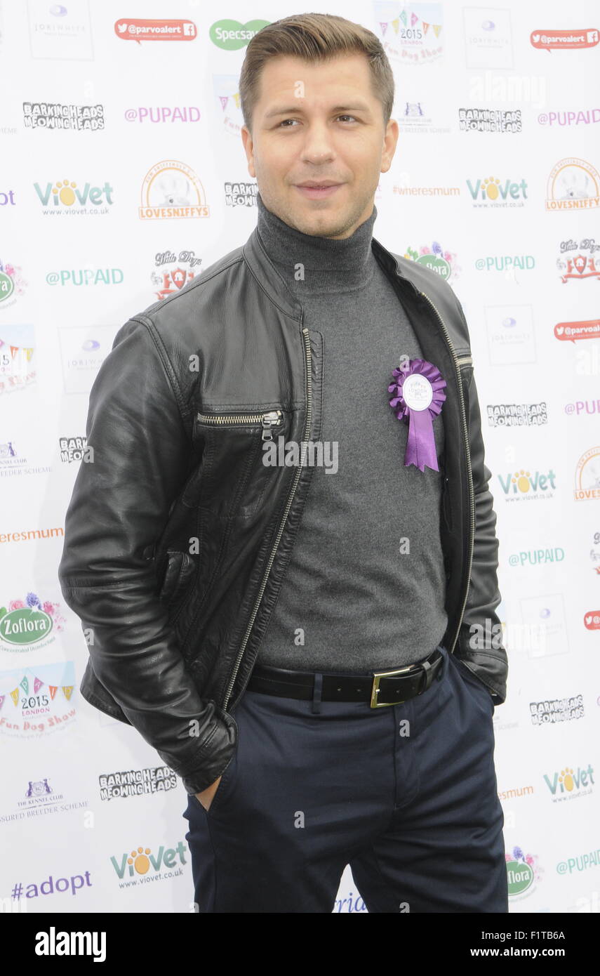 London, UK. 050915 Pasha Kovalev at PupAid 2015 at Primrose Hill ...